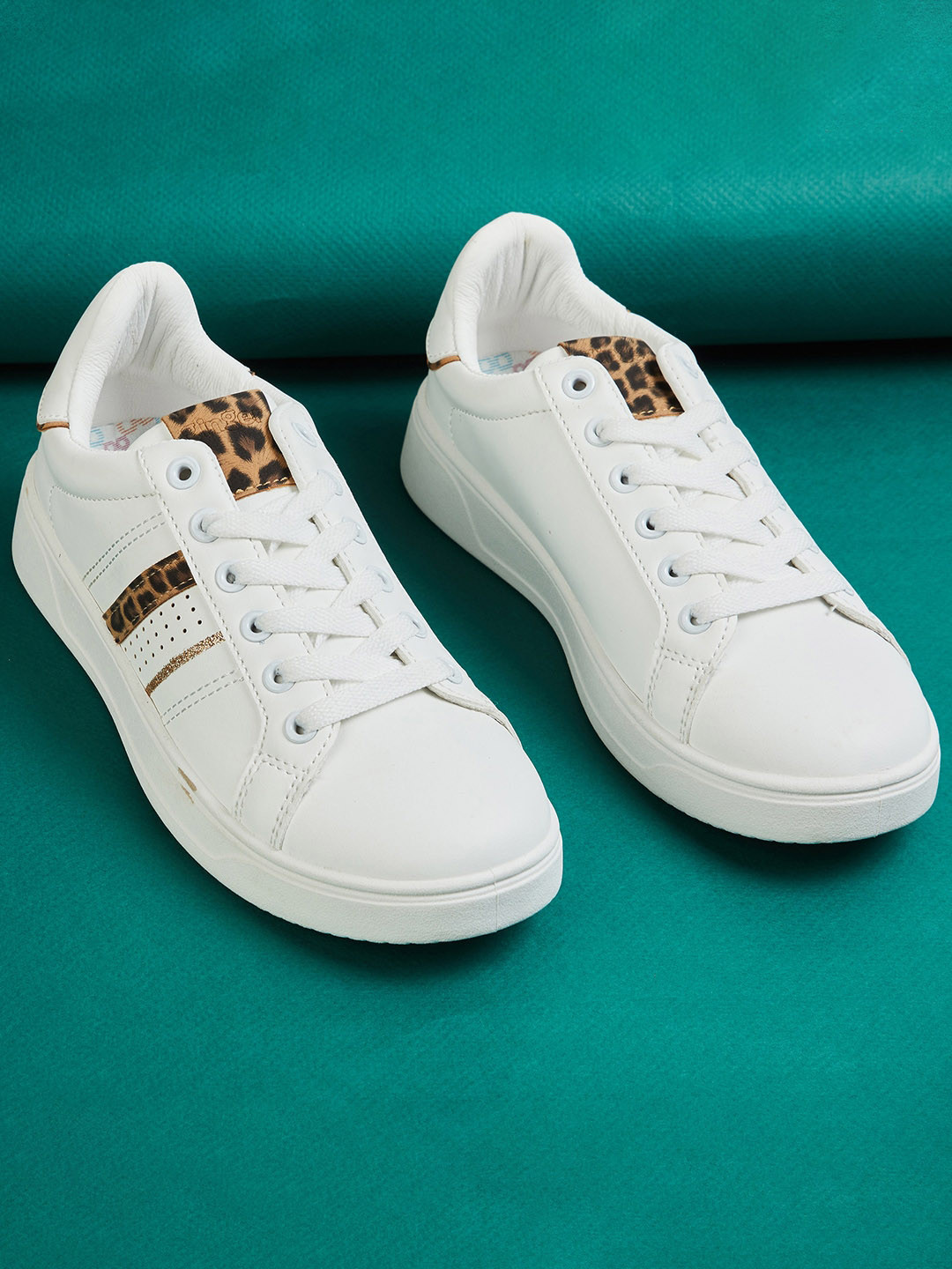 Buy Ginger By Lifestyle Women Striped Lace Up Sneakers - Casual Shoes ...