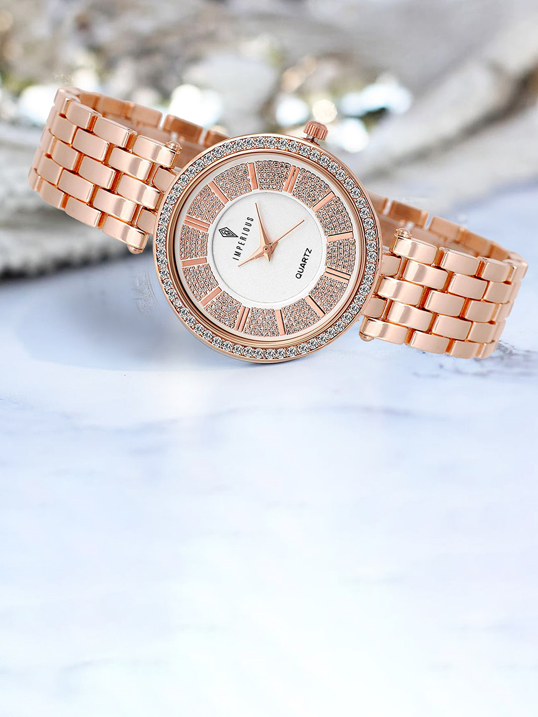 Buy Imperious The Royal Way Women Embellished Dial Analogue Watch IMP ...