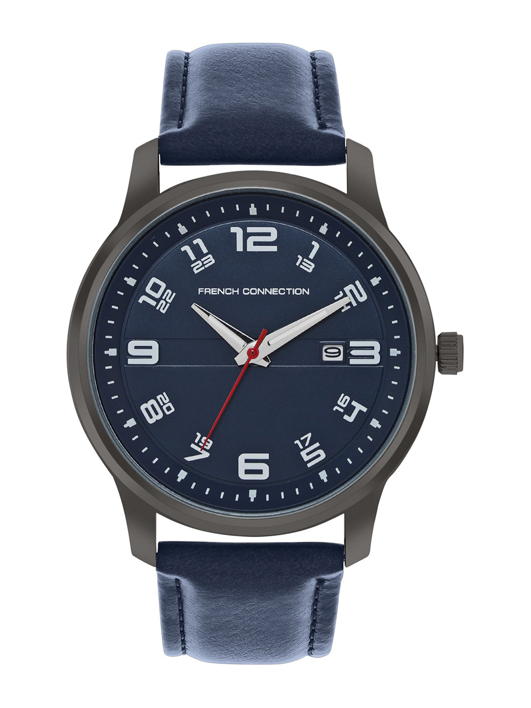 Buy French Connection Avenir Men Leather Straps Analogue Watch ...