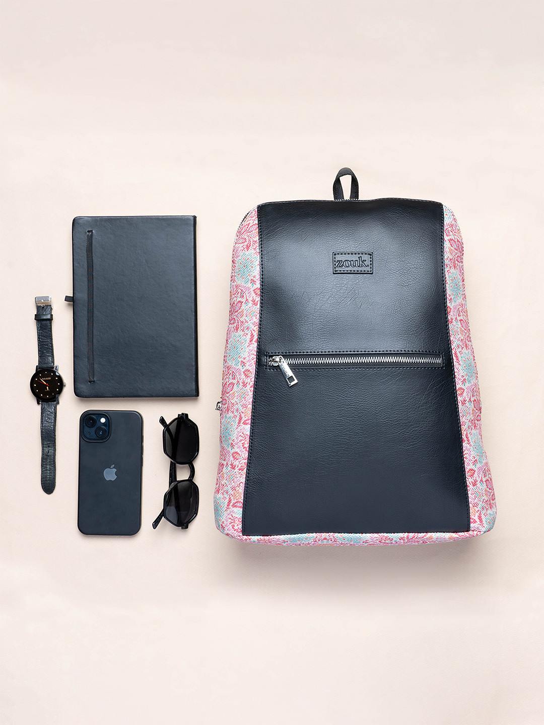 Buy ZOUK Women Vegan Leather 14 Inch Laptop Backpack - Backpacks for ...