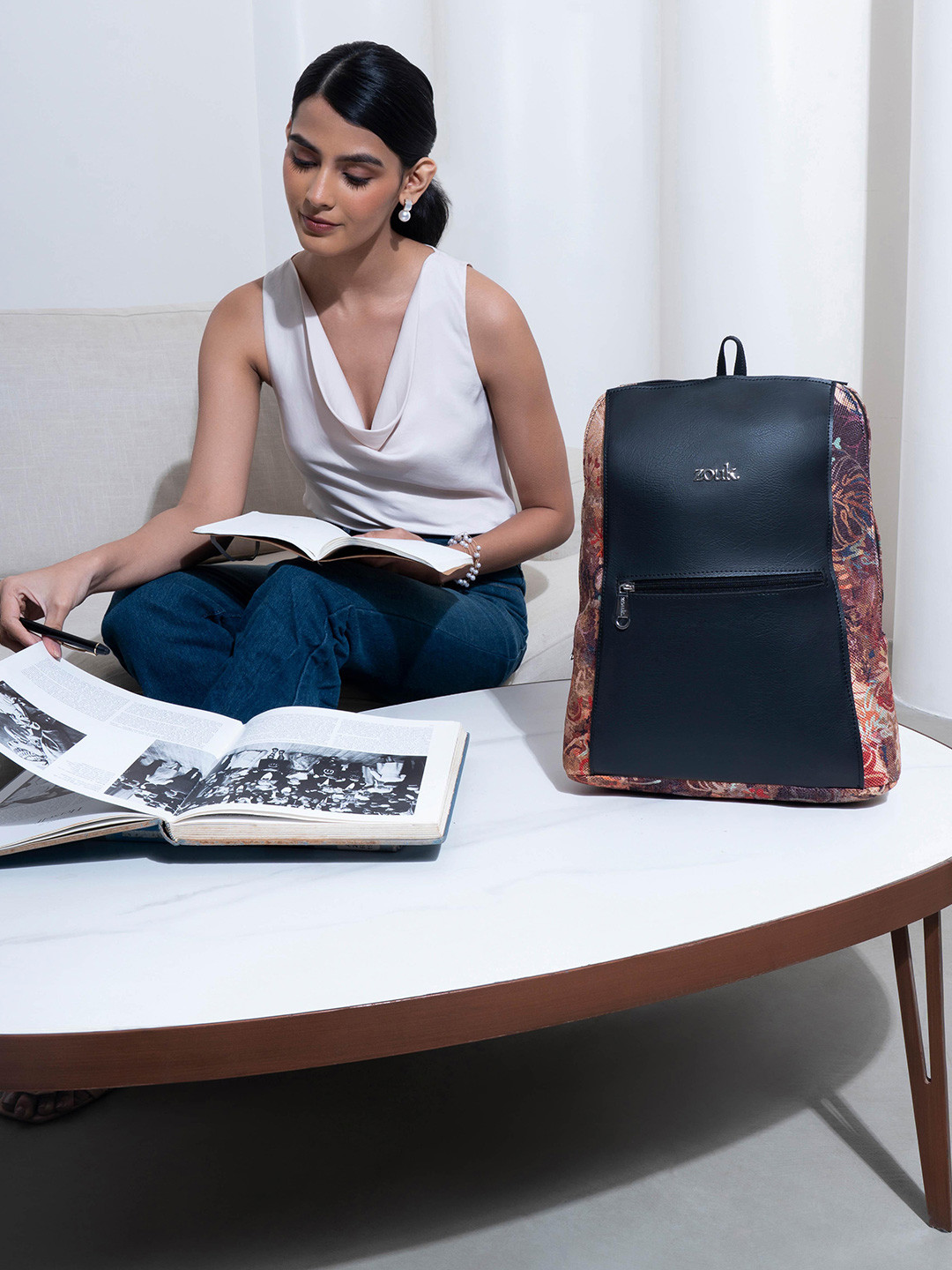 Buy ZOUK Women Printed Backpack - Backpacks for Women 24153780 | Myntra
