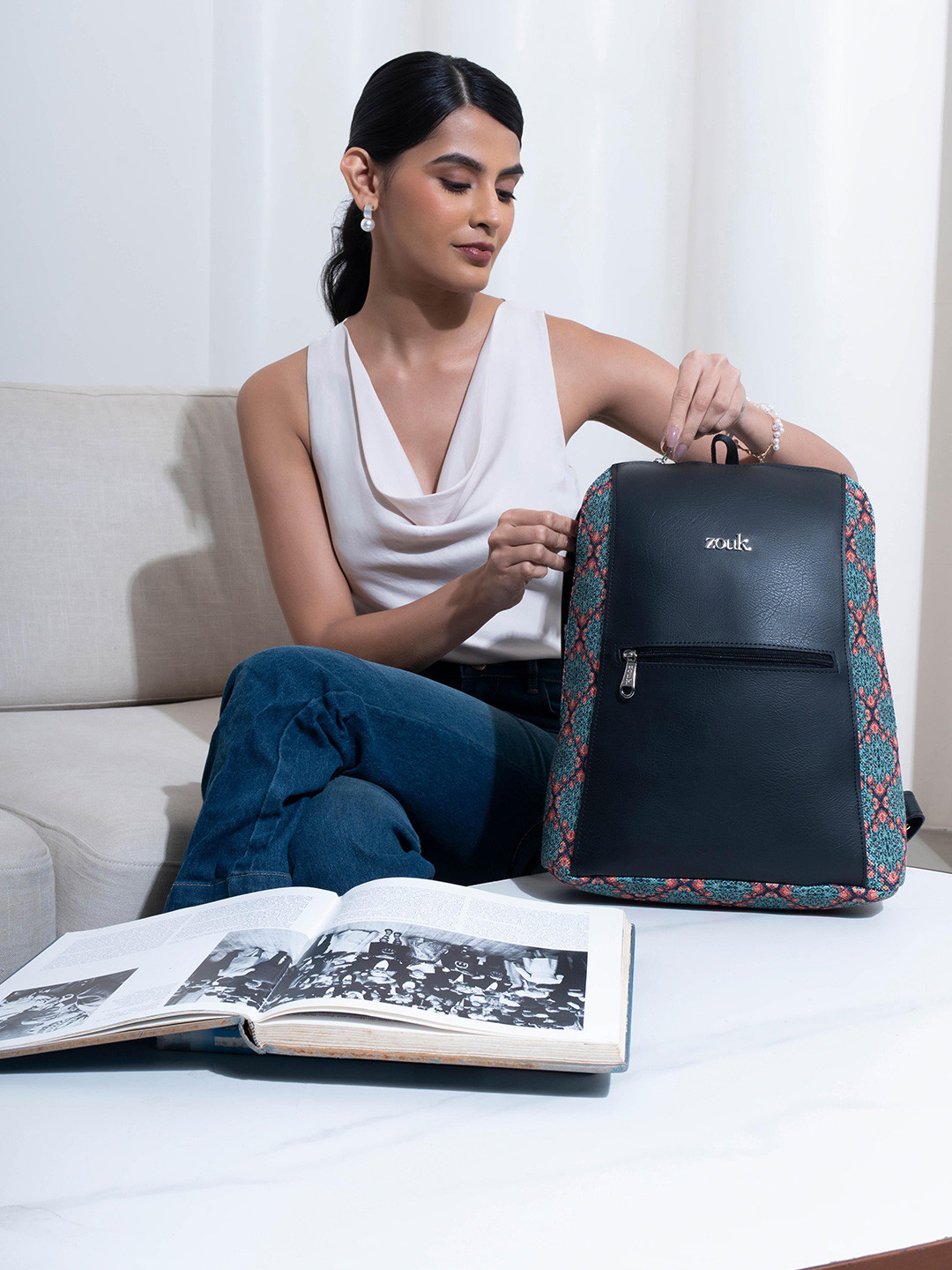 Buy ZOUK Women Printed Backpack - Backpacks for Women 24153792 | Myntra