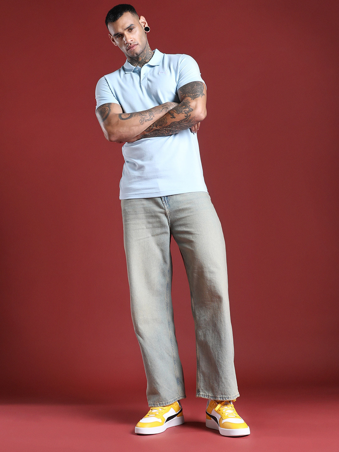 Buy Puma Ess Polo T Shirt - Tshirts for Men 24171068 | Myntra