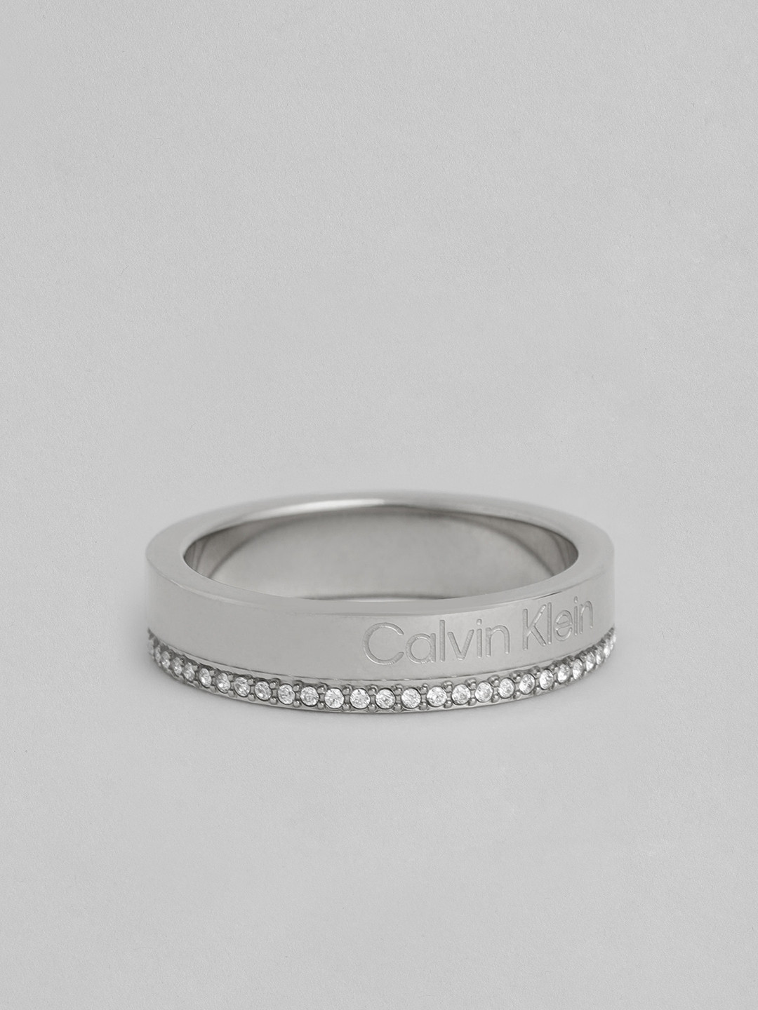 Buy Calvin Klein Women Linear Family Crystal Finger Ring - Ring for ...