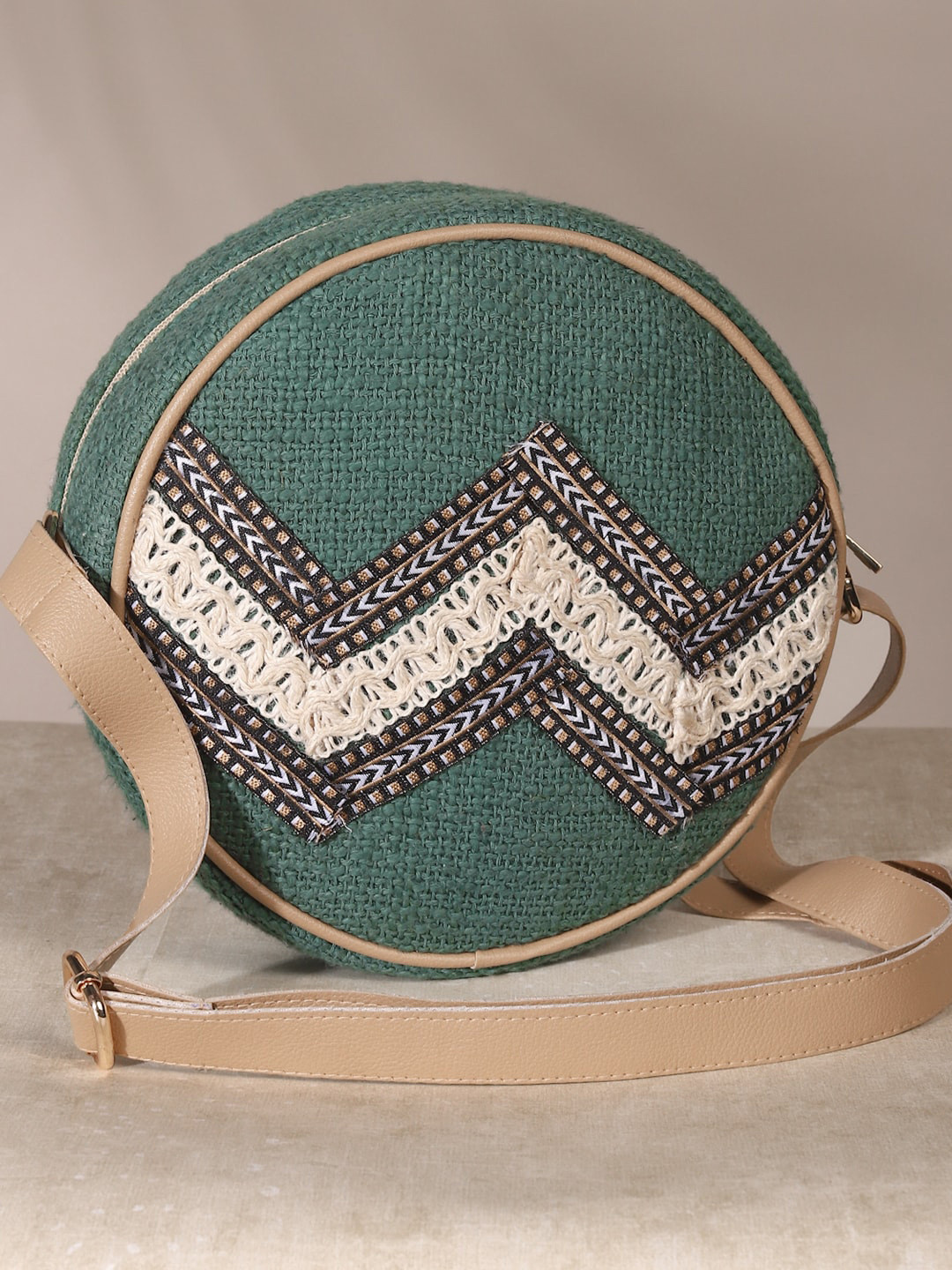 Buy DEEBACO Textured Cotton Structured Sling Bag - Handbags for Women ...