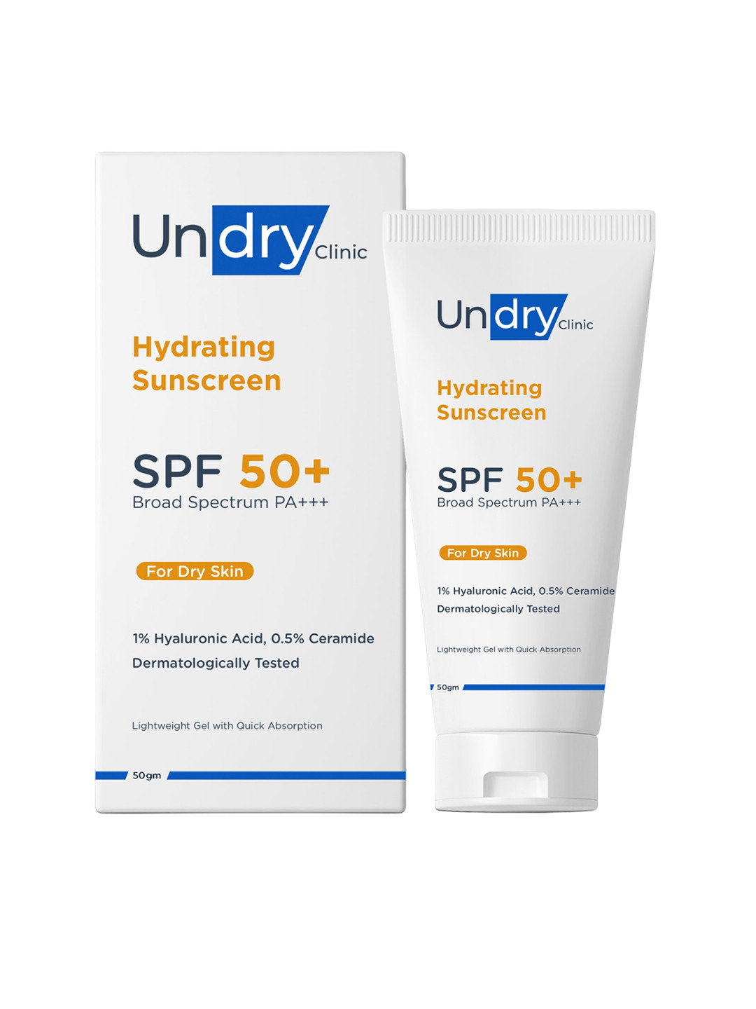 Buy Undry Hydrating Sunscreen For Dry Skin SPF 50 (50gm) - Face ...
