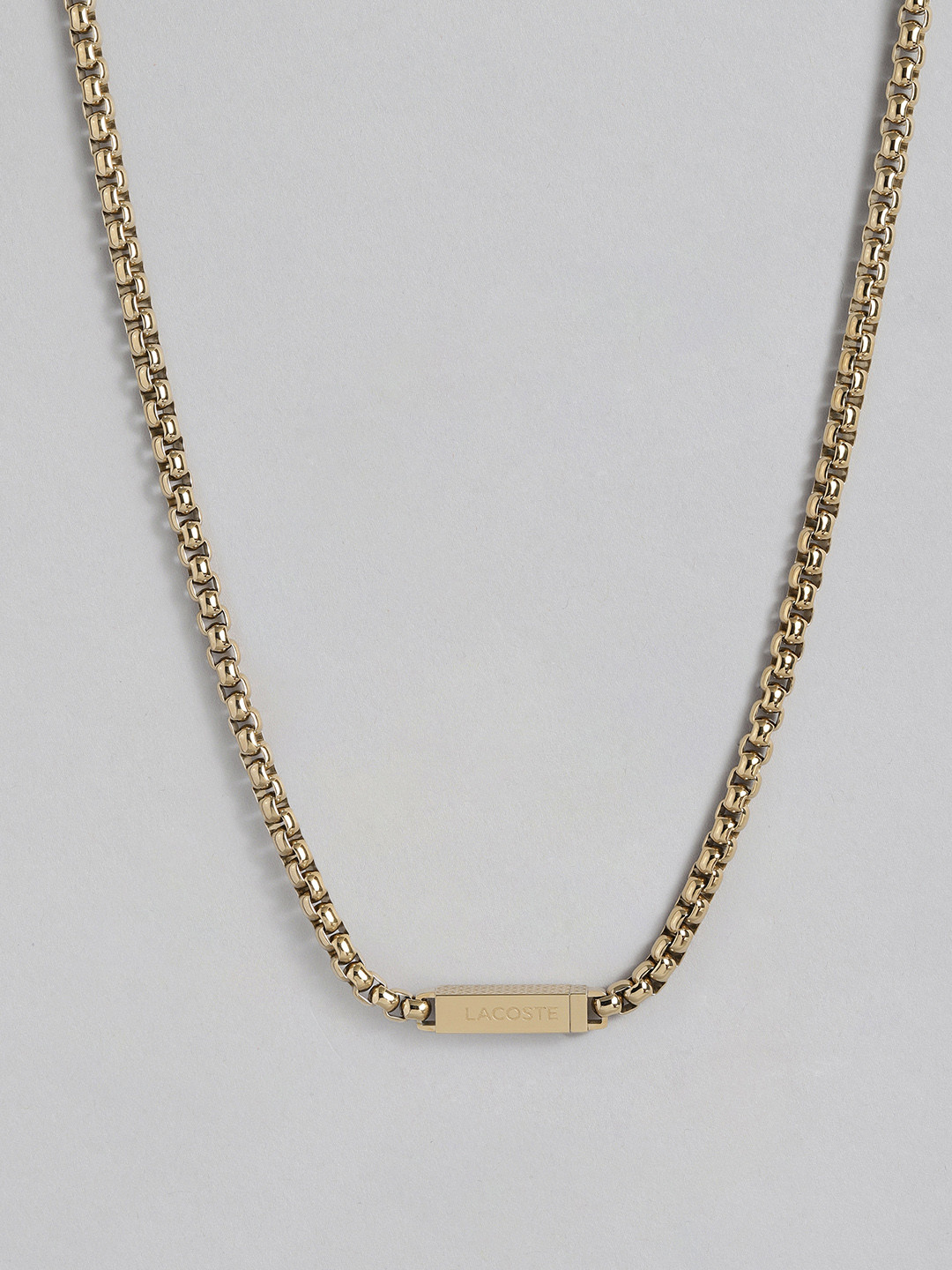 Buy Lacoste Men L'Essentiel Statement Necklace - Necklace And Chains ...