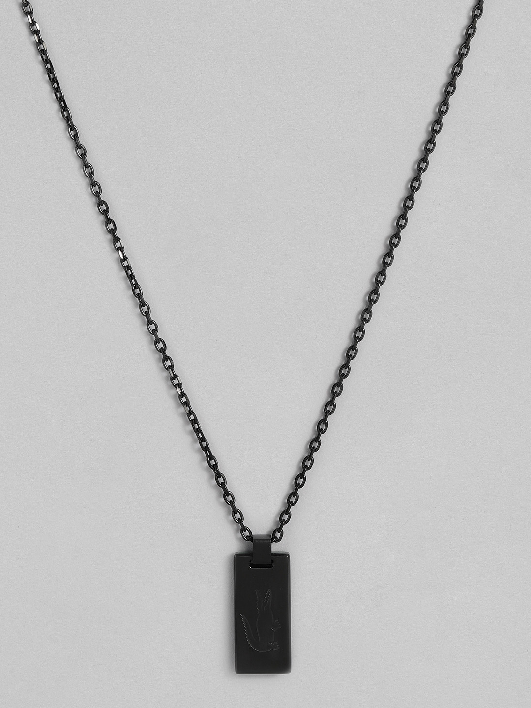 Buy Lacoste Men Baseline Pendant With Chain - Pendant for Men 24180006 ...