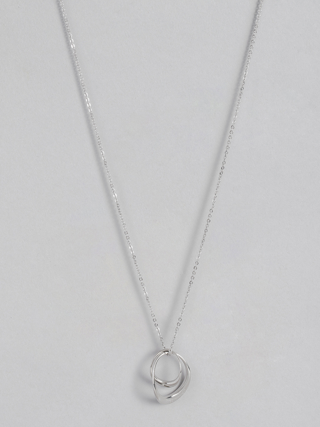 Buy Calvin Klein Warped Stainless Steel Necklace - Necklace And Chains ...