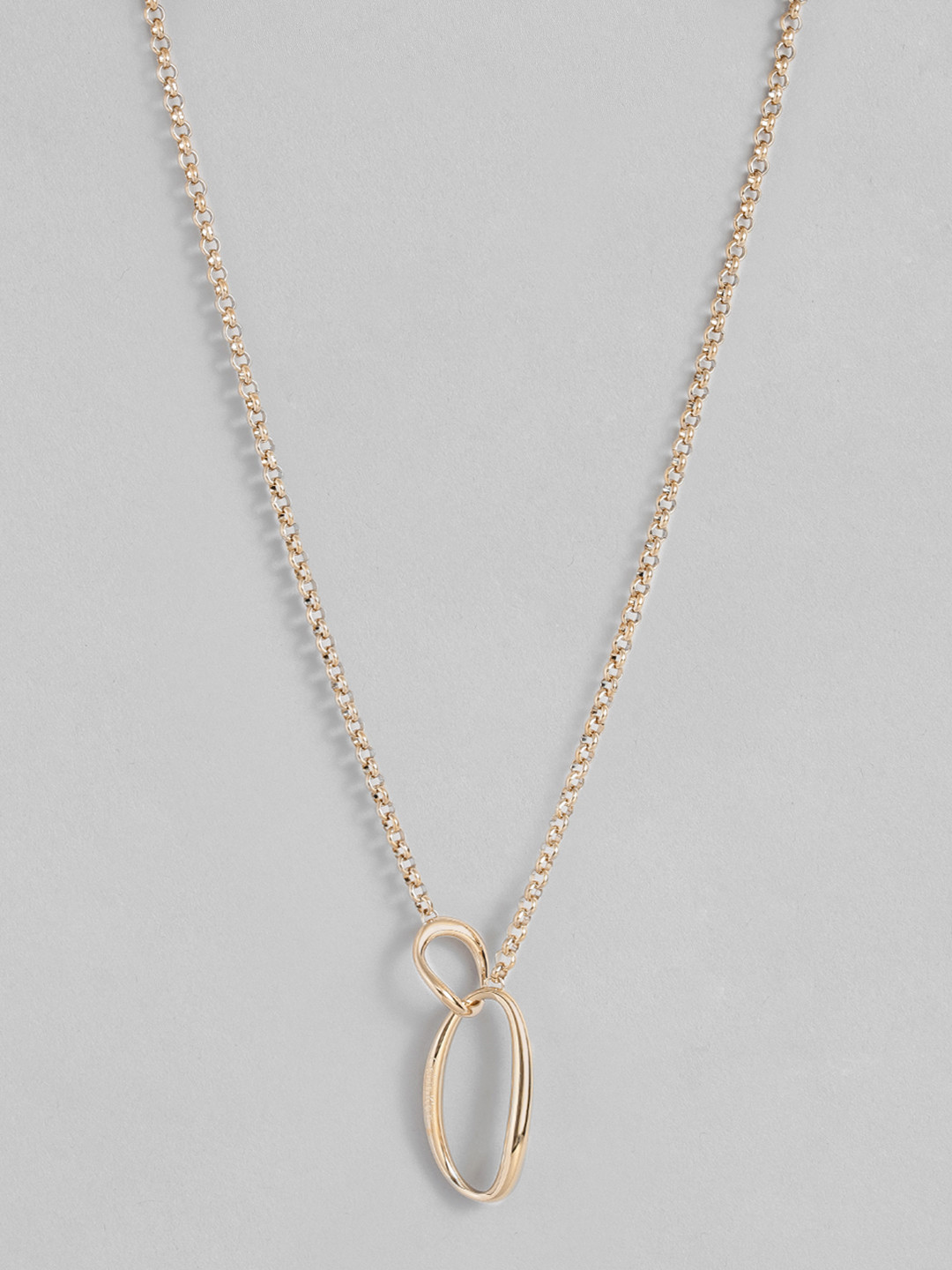 Buy Calvin Klein Rose Playful Organic Shapes Necklace - Necklace And ...
