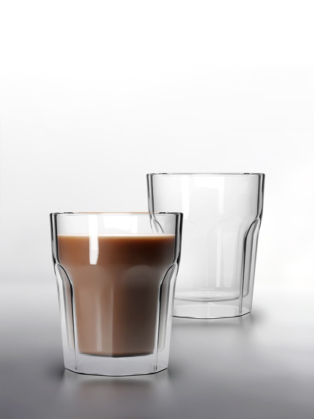 Buy Anko Transparent 2 Pieces Textured Glass 240 Ml - Water Glass for ...