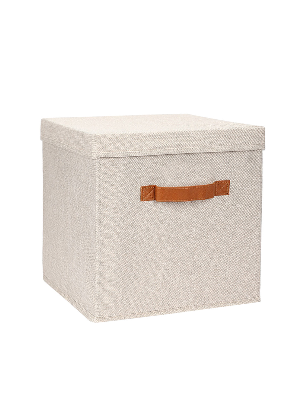 Buy Anko Beige Linen Solid Storage Box - Organisers for Unisex 24196838 ...