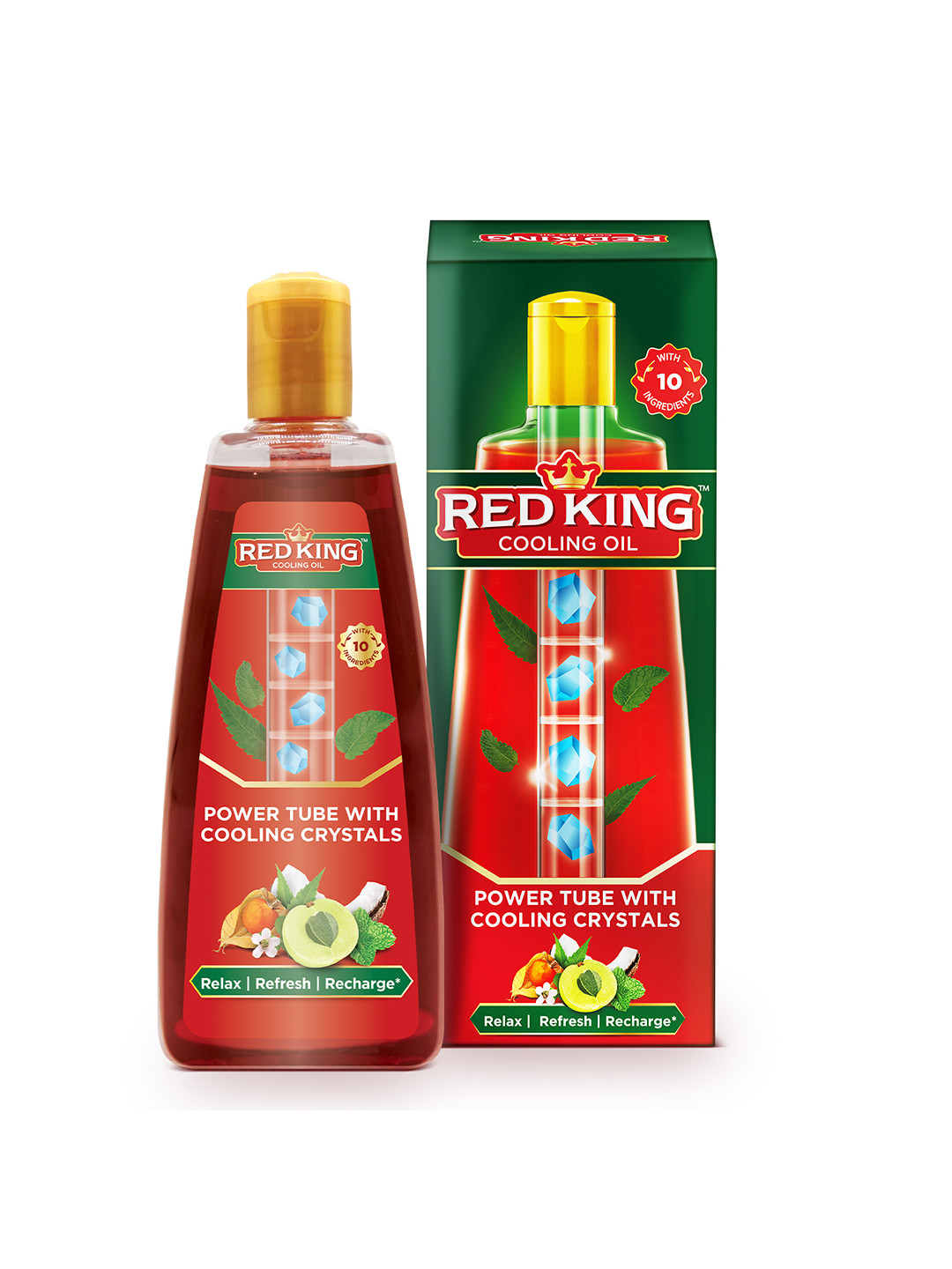Buy Parachute Red King Cooling Hair Oil Relieves Fatigue & Headache ...