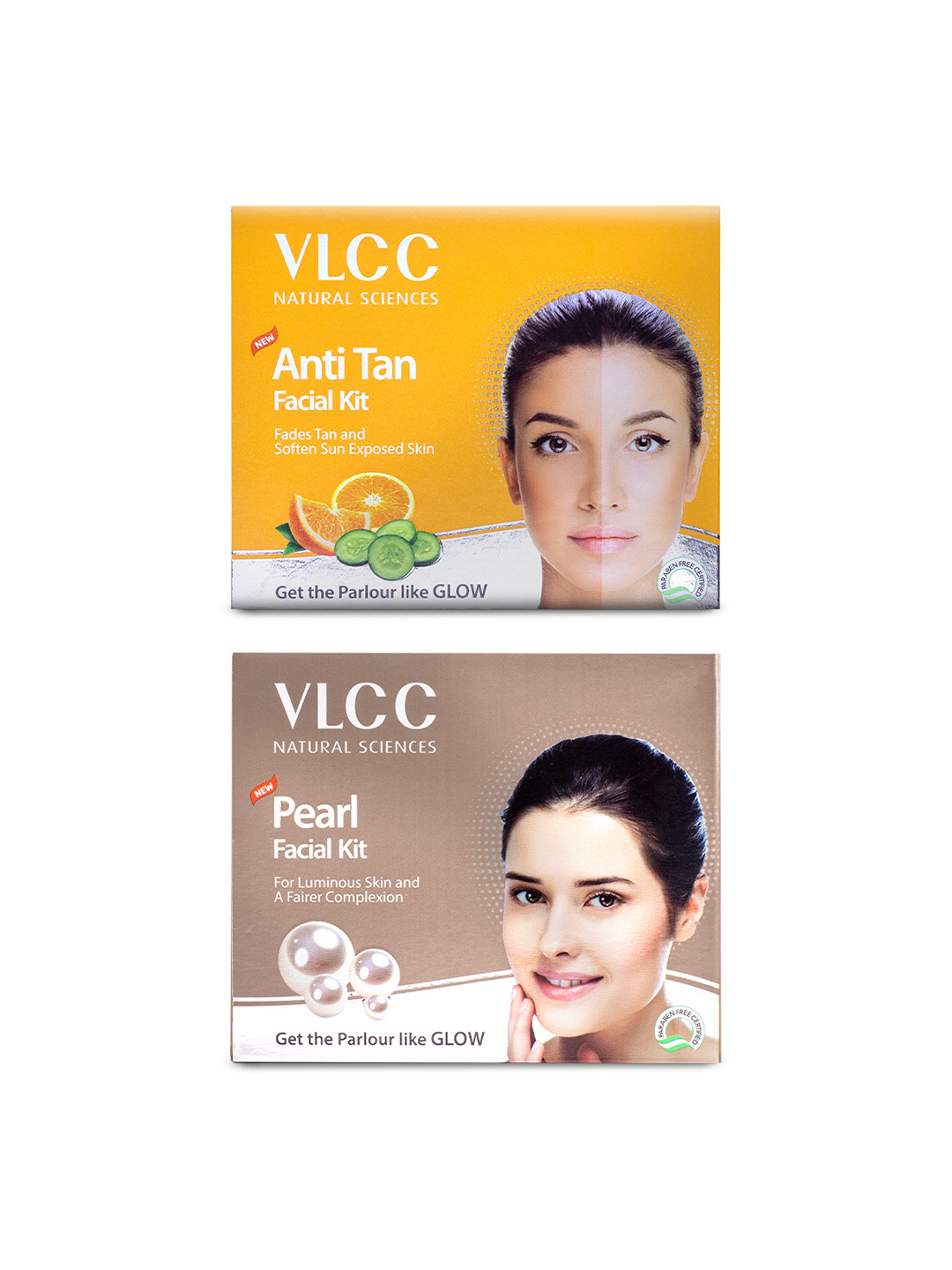 Buy VLCC Set Of Pearl Facial Kit & Anti Tan Facial Kit 60 G Each ...