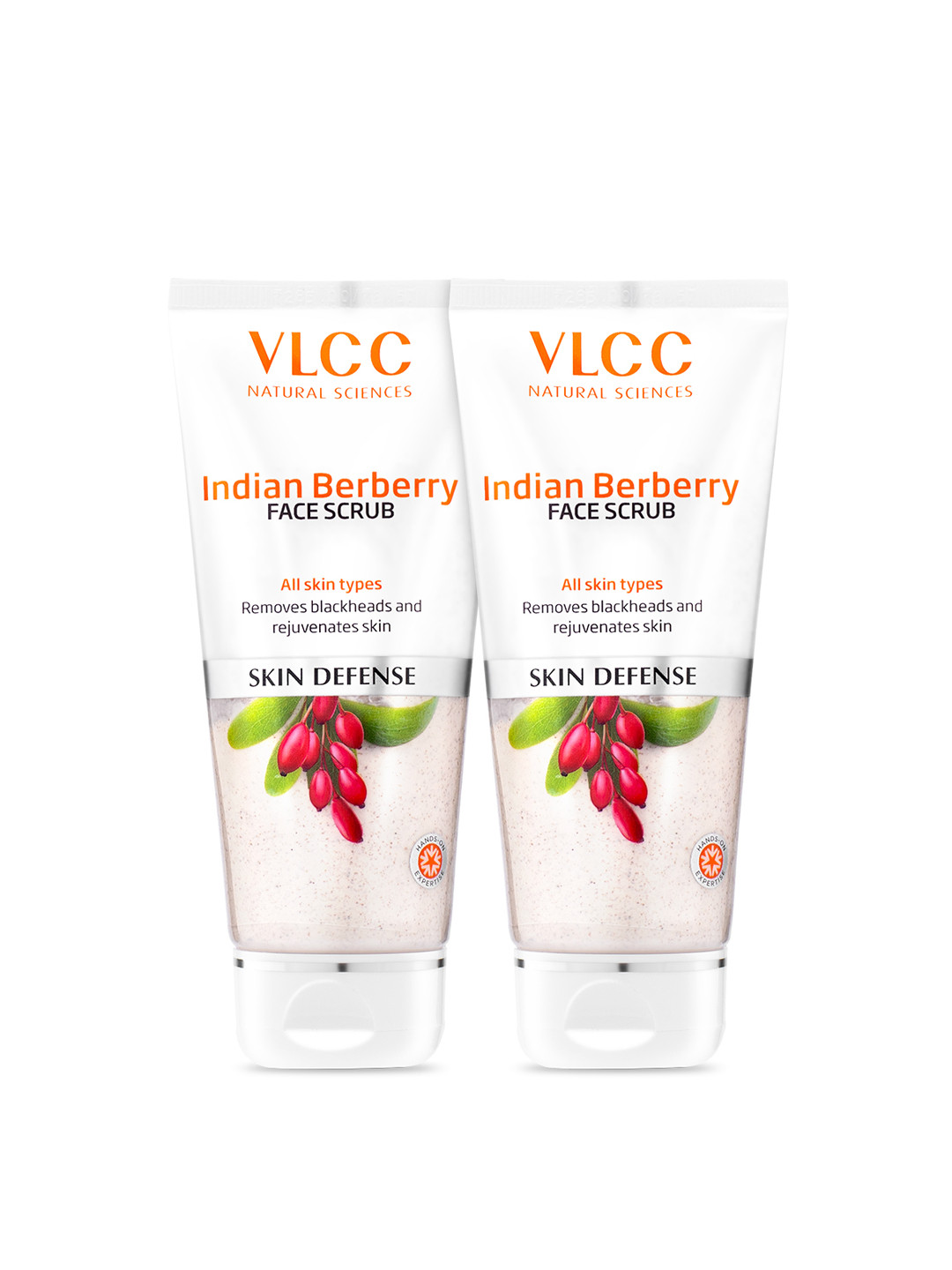 Buy VLCC Set Of 2 Skin Defense Indian Berberry Face Scrub 100 G Each ...
