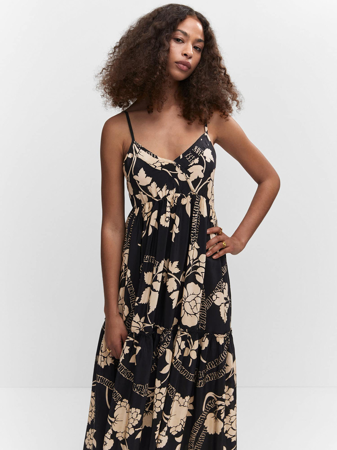 Buy MANGO Floral Print Maxi Dress - Dresses for Women 24212978 | Myntra