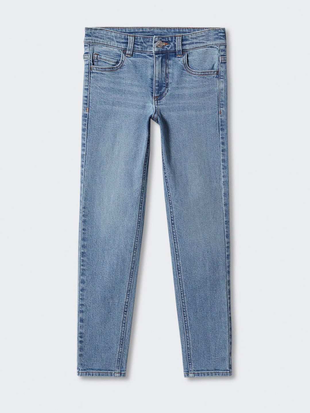 Buy Mango Kids Boys Slim Fit Light Fade Stretchable Jeans - Jeans for ...