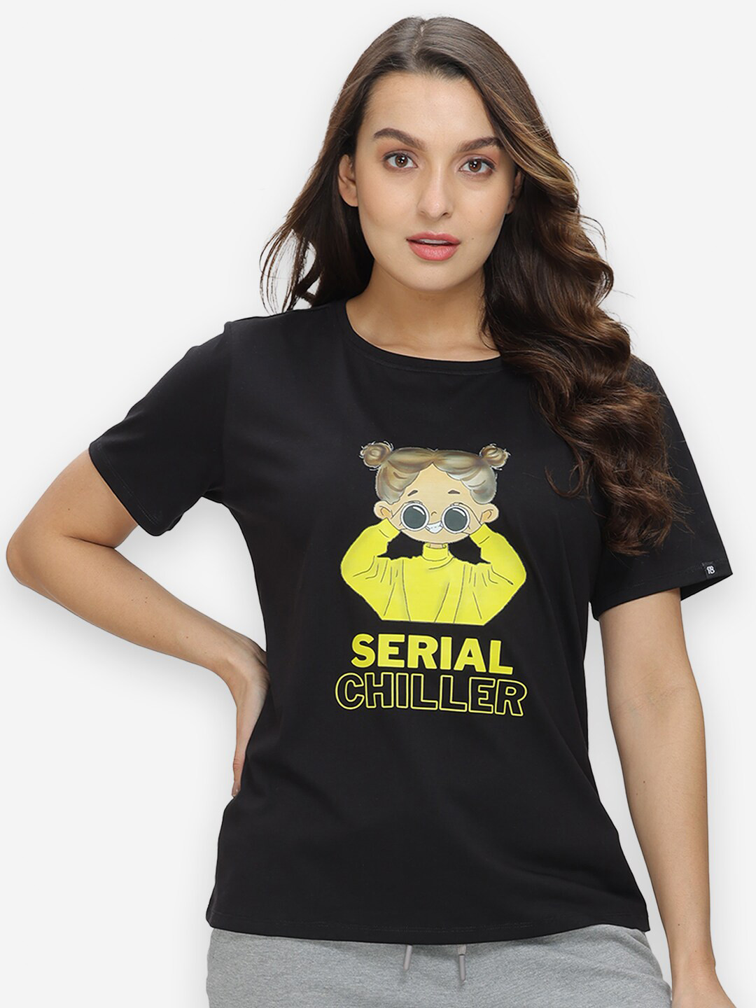 Buy GROVERSONS Paris Beauty Graphic Printed Cotton T Shirt - Tshirts ...