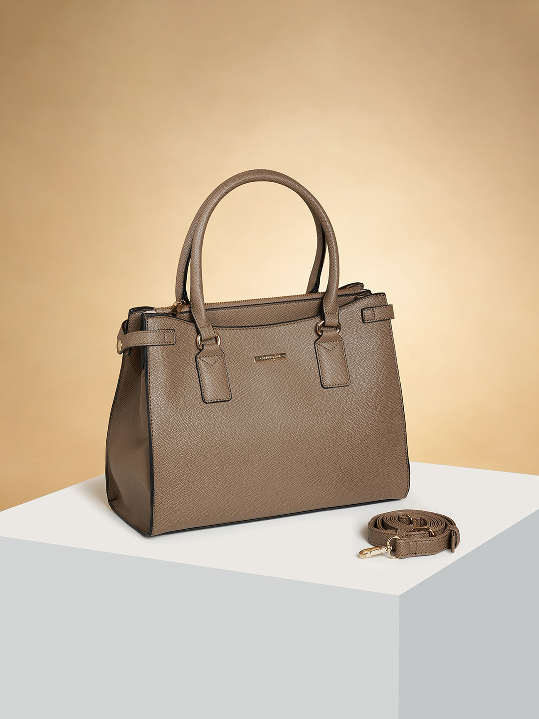 Buy Forever Glam By Pantaloons PU Structured Handheld Bag - Handbags ...
