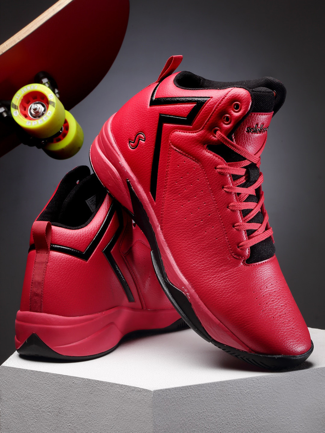 Buy Solethreads Men Samurai High Top Memory Foam Insole Anti Skid Sole ...