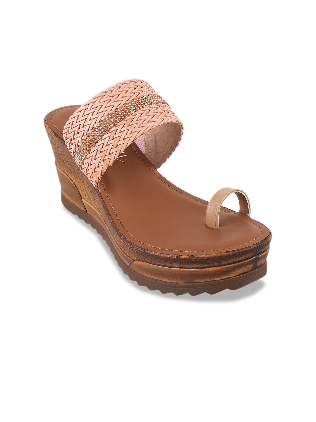 Buy Catwalk Braided One Toe Wedges - Heels for Women 24225670 | Myntra