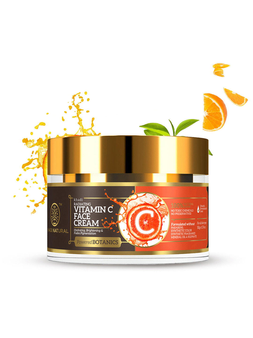 Buy Khadi Natural Power Botanics Vitamin C Face Cream 50g - Day Cream ...