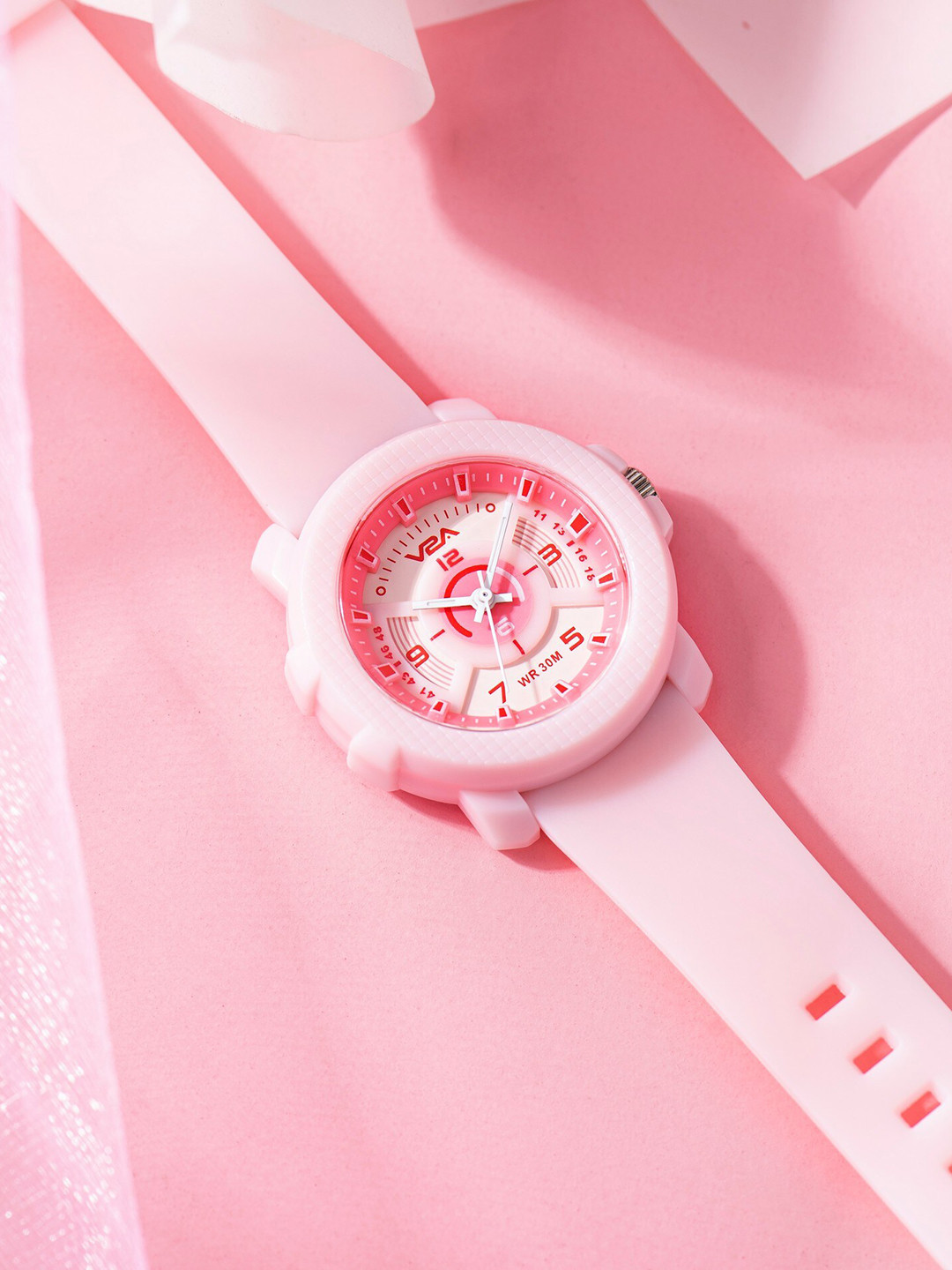 Buy V2A Girls Textured Dial Analogue Sports Watch AK2236 Pink - Watches ...