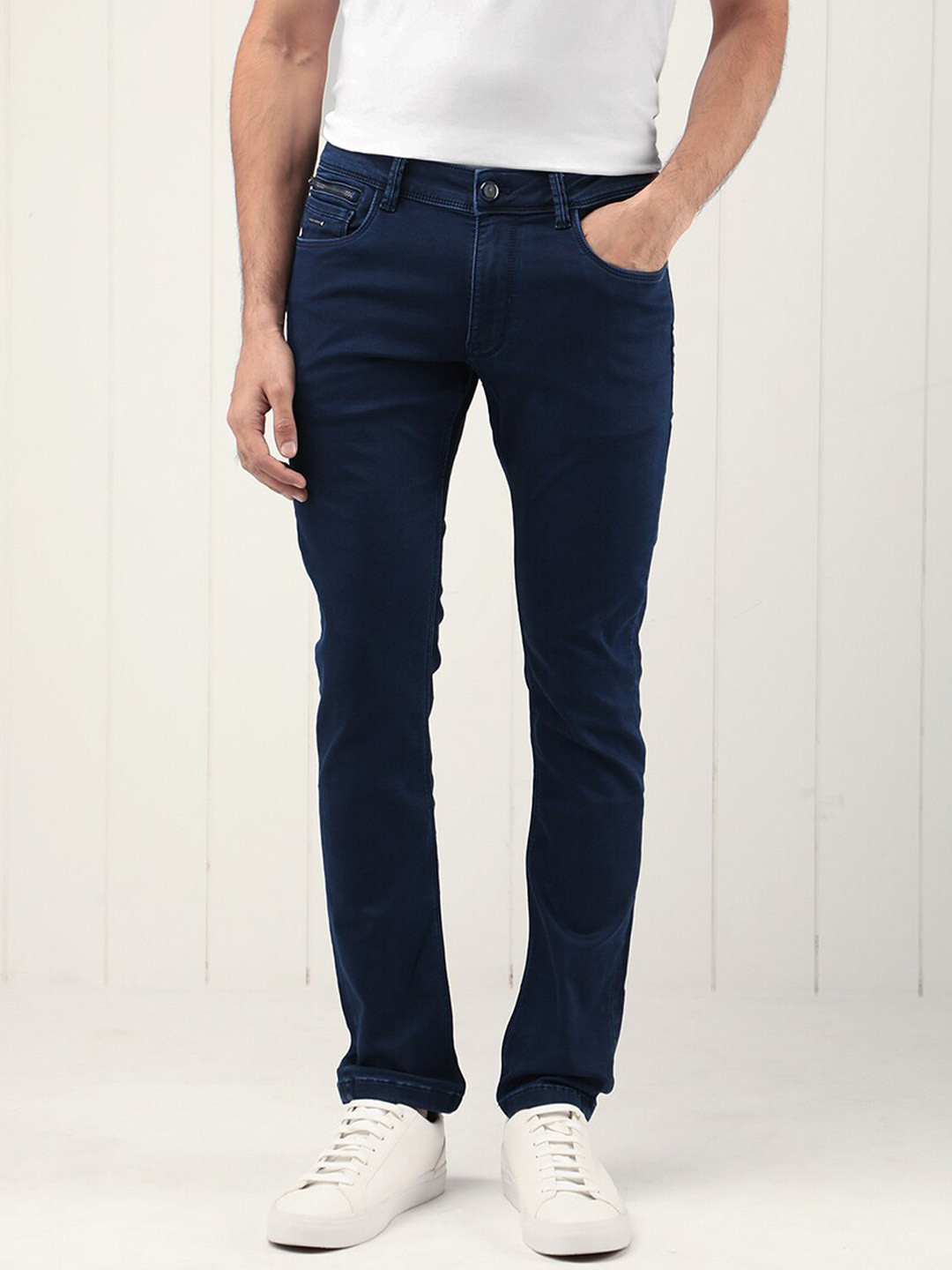 Buy RARE RABBIT Men Radley Regular Fit Stretchable Cotton Jeans - Jeans ...