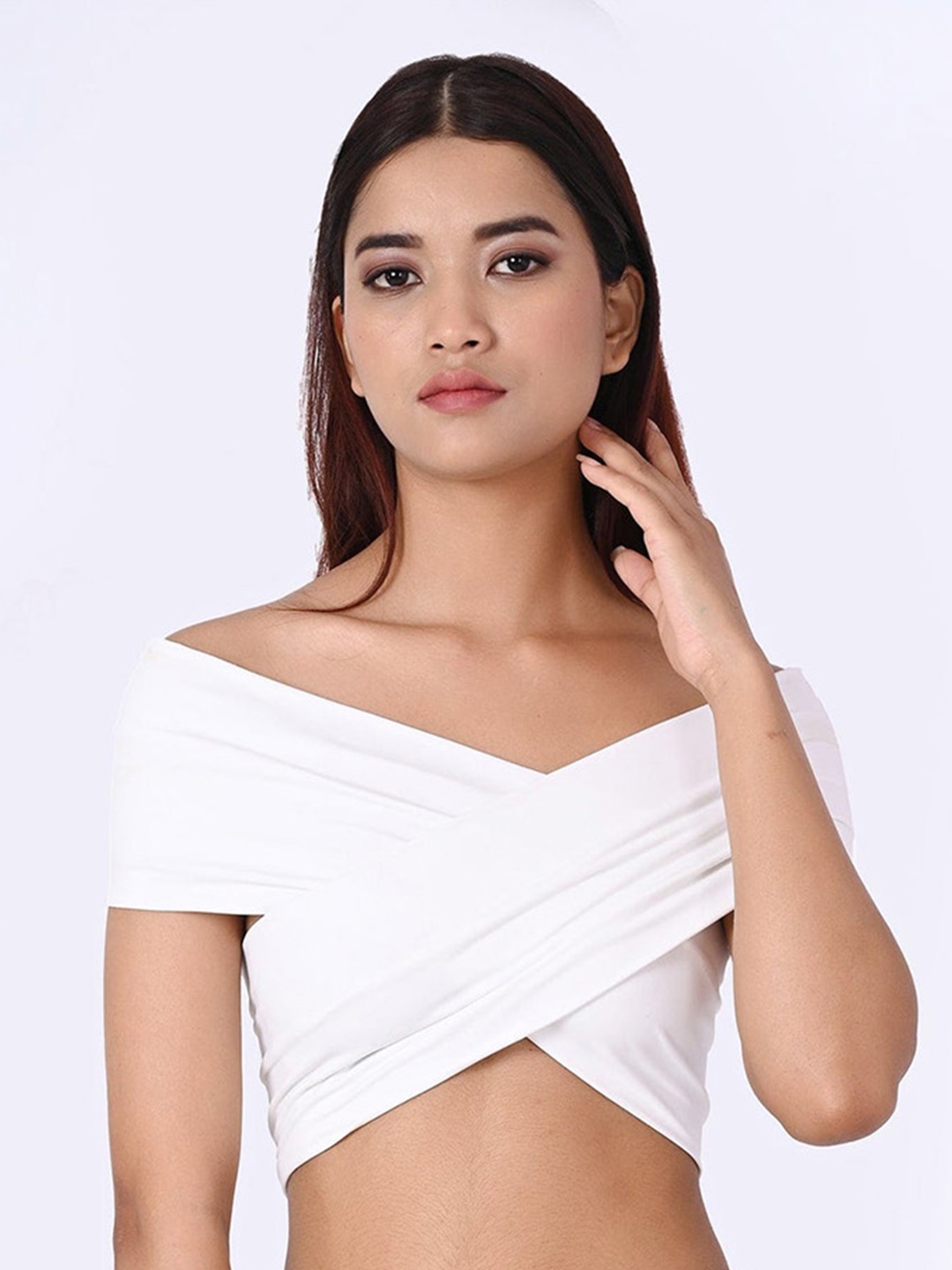 Buy Outcast Off Shoulder Bardot Crop Top Tops For Women 24234768 Myntra