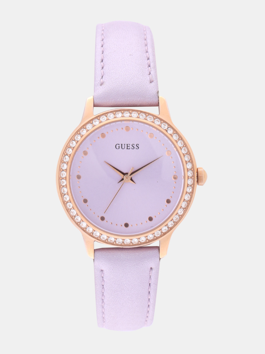 Buy GUESS Women Purple Analogue Watch W0648L14_OR - Watches for Women ...