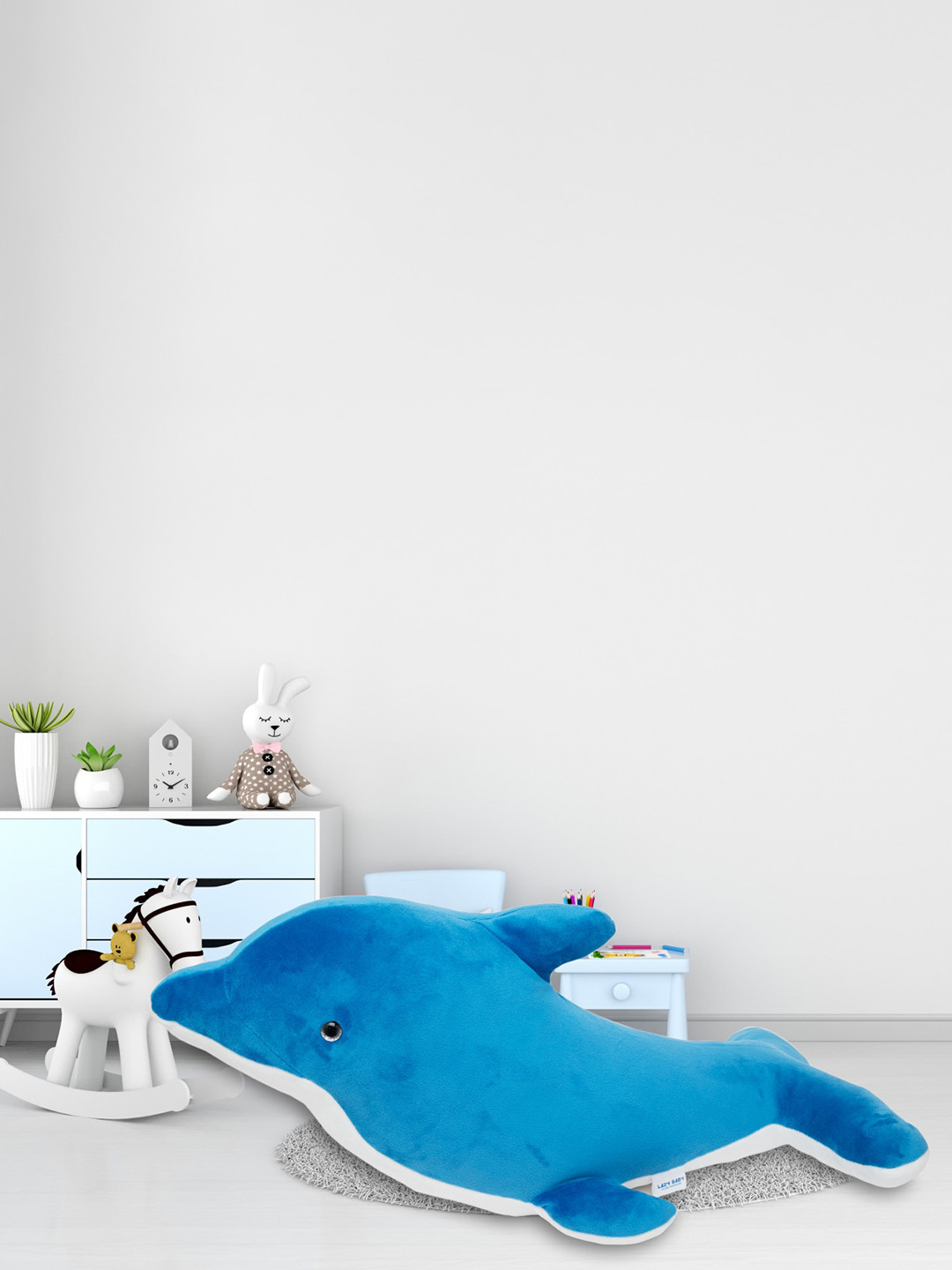 Buy LAZY BABY Kids Super Soft Dolphin Toy - Soft Toys And Dolls for ...