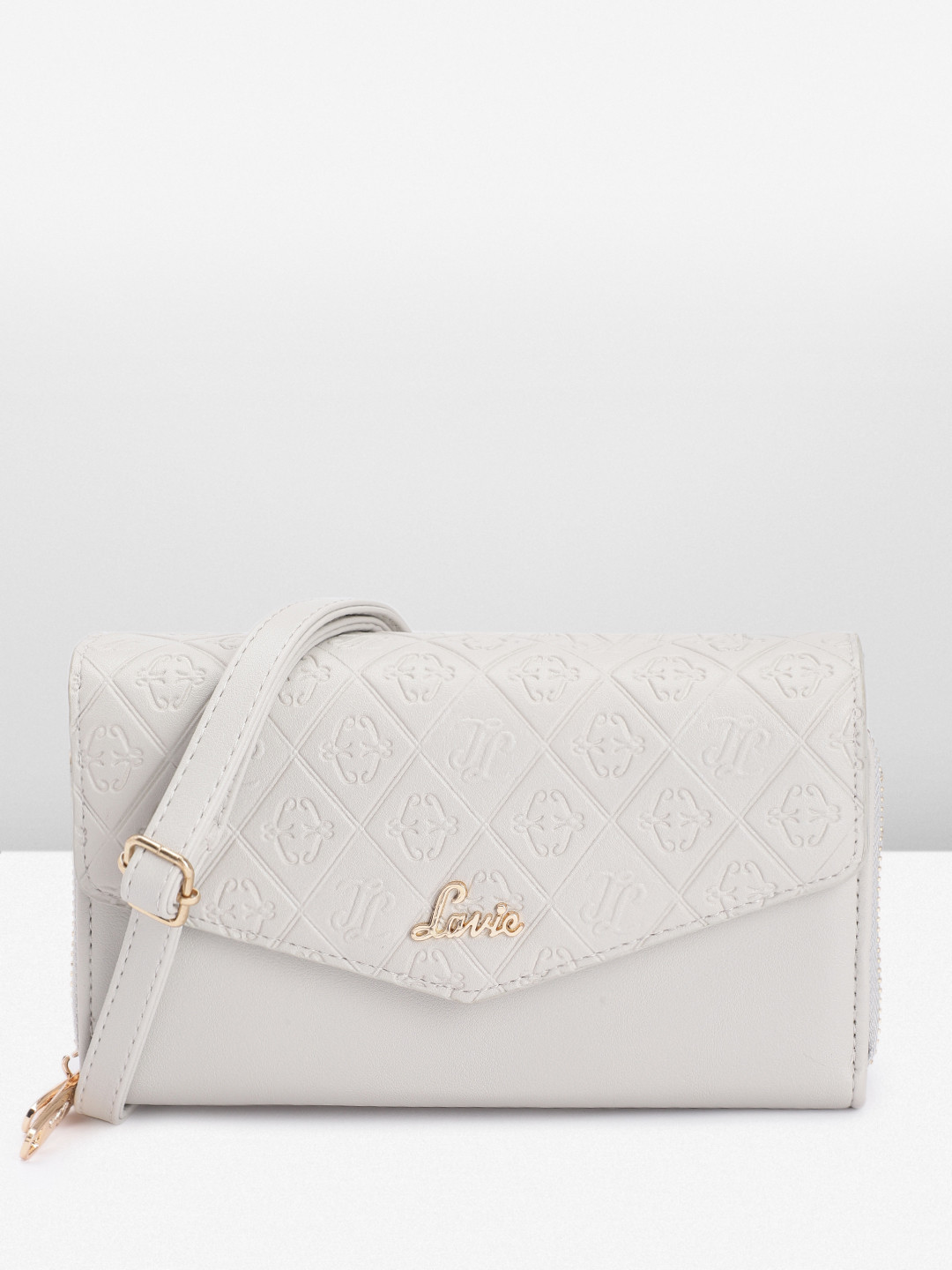 Buy Lavie Brand Logo Textured Structured Sling Bag - Handbags for Women ...