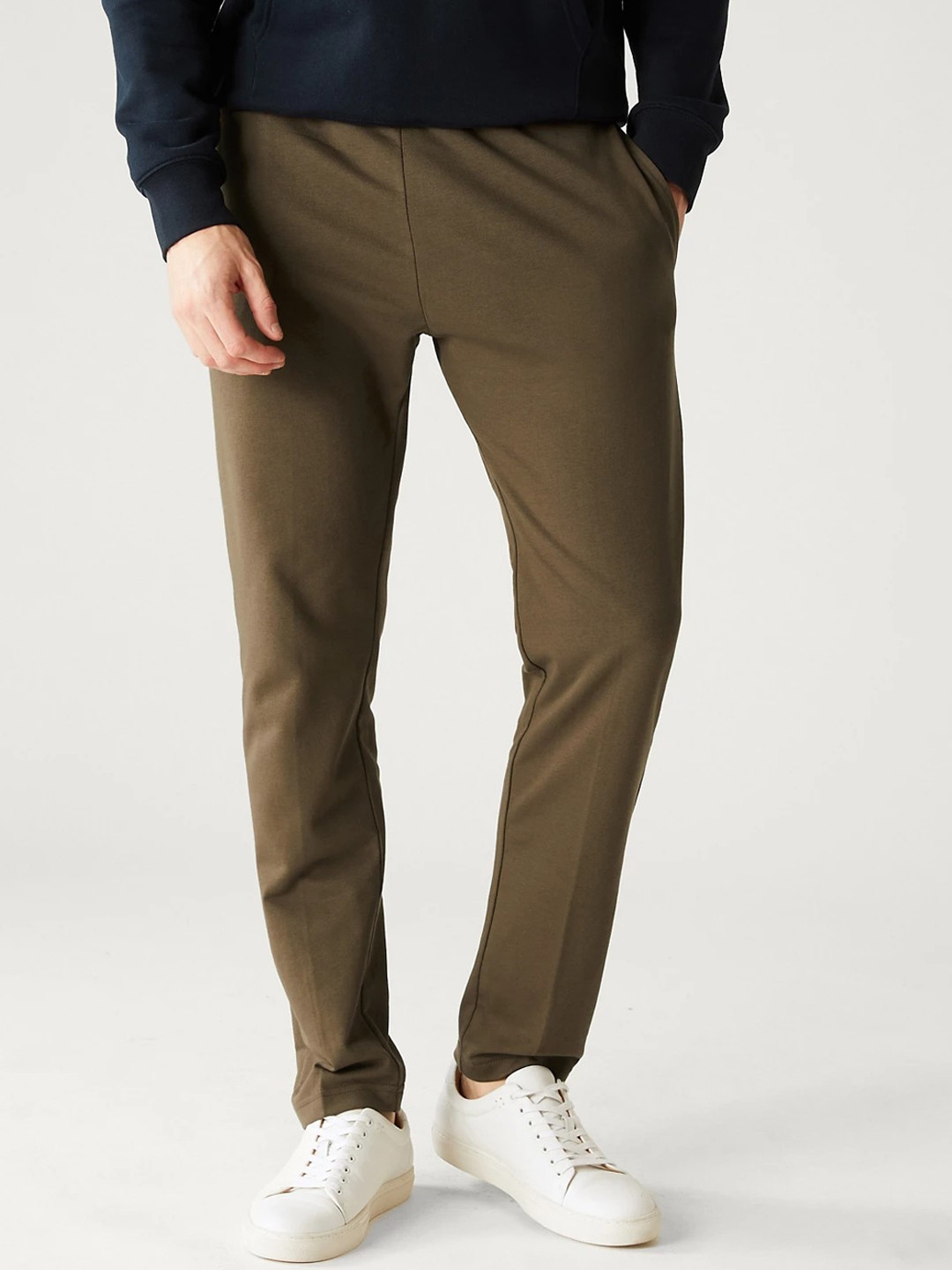 Buy Marks & Spencer Men Cotton Regular Fit Track Pants - Track Pants ...