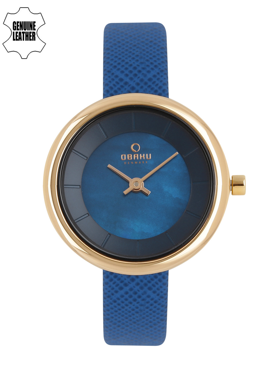 Buy Obaku Women Blue Analogue Watch V146LXVLRA - Watches for Women ...