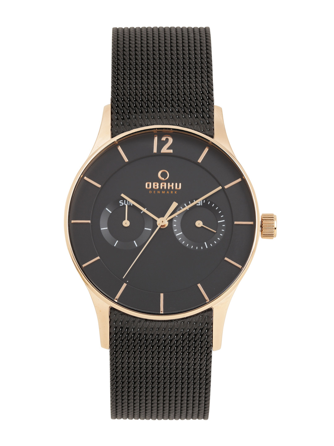 Buy Obaku Men Black Analogue Watch V175GMVBMB - Watches for Men 2425066 ...