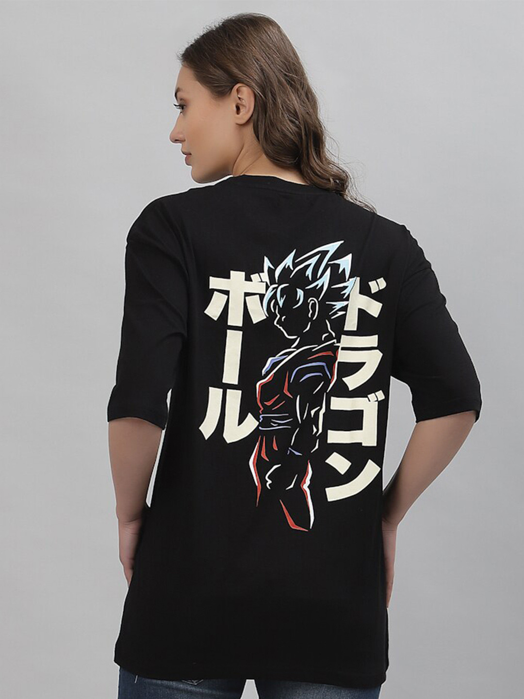 Buy Gavin Paris Anime Printed Oversized Round Neck Cotton T Shirt ...