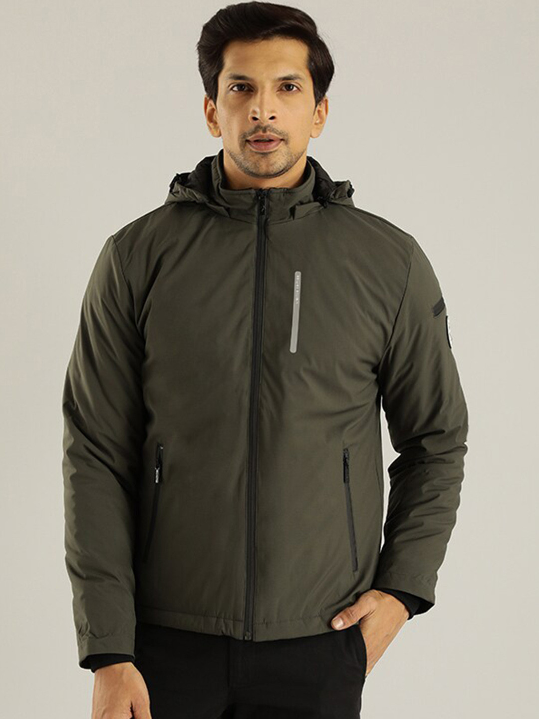 Buy Indian Terrain Lightweight Hooded Regular Padded Jacket - Jackets ...