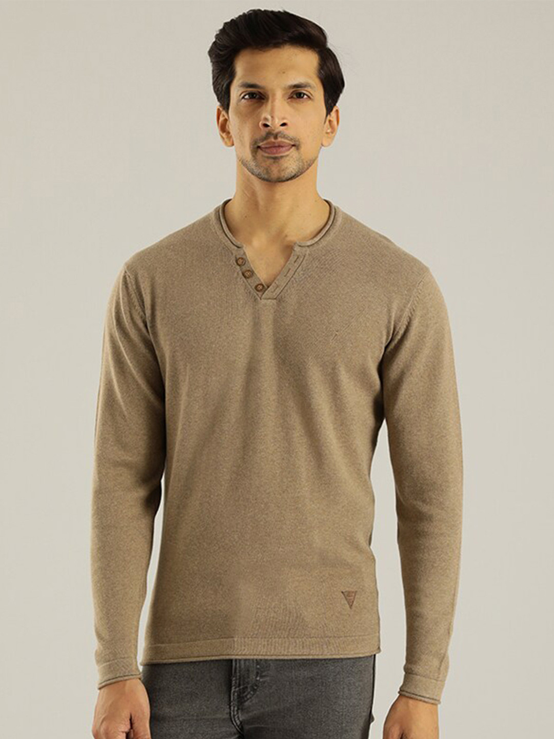 Buy Indian Terrain Cotton Long Sleeves Pullover - Sweaters for Men ...