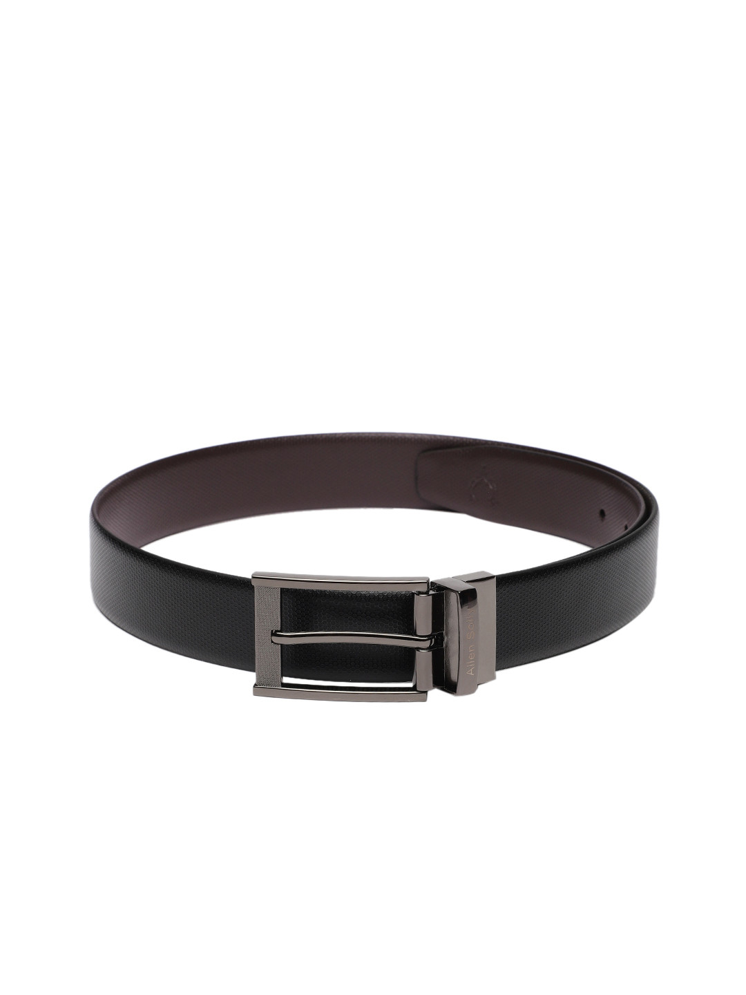 Buy Allen Solly Men Textured Leather Reversible Belt - Belts for Men ...