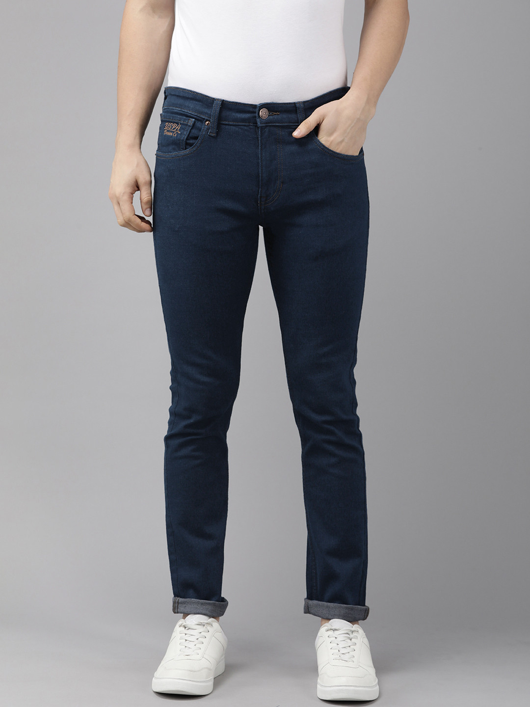 Buy U.S. Polo Assn. Denim Co. Men Skinny Fit Stretchable Jeans - Jeans ...