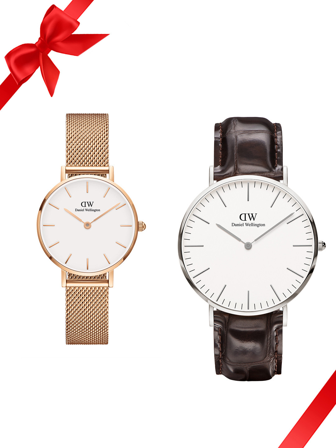 Buy Daniel Wellington Set Of 2 His & Her Watches - Watches for Men ...