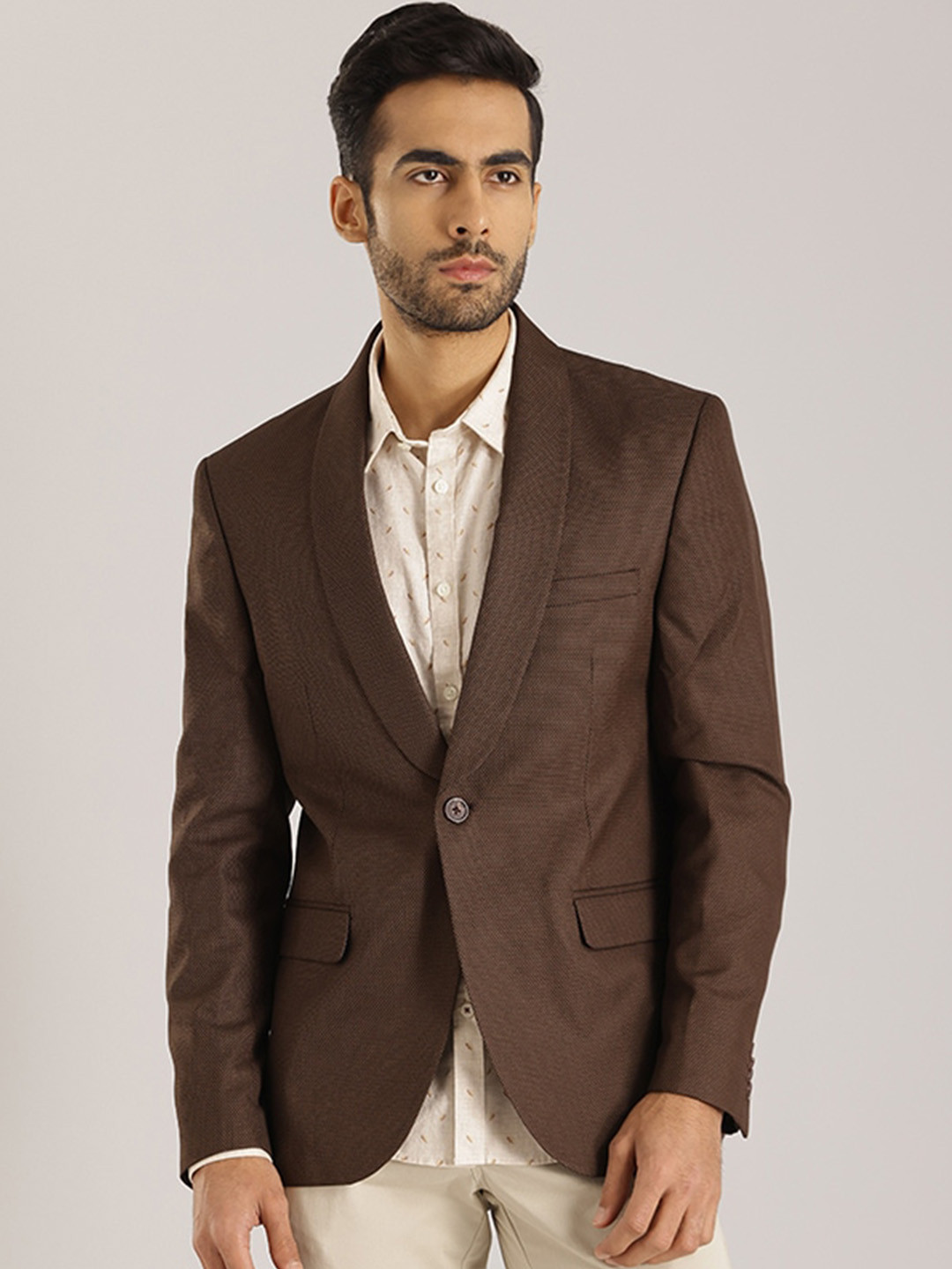 Buy Indian Terrain Single Breasted Blazer - Blazers for Men 24284386 ...