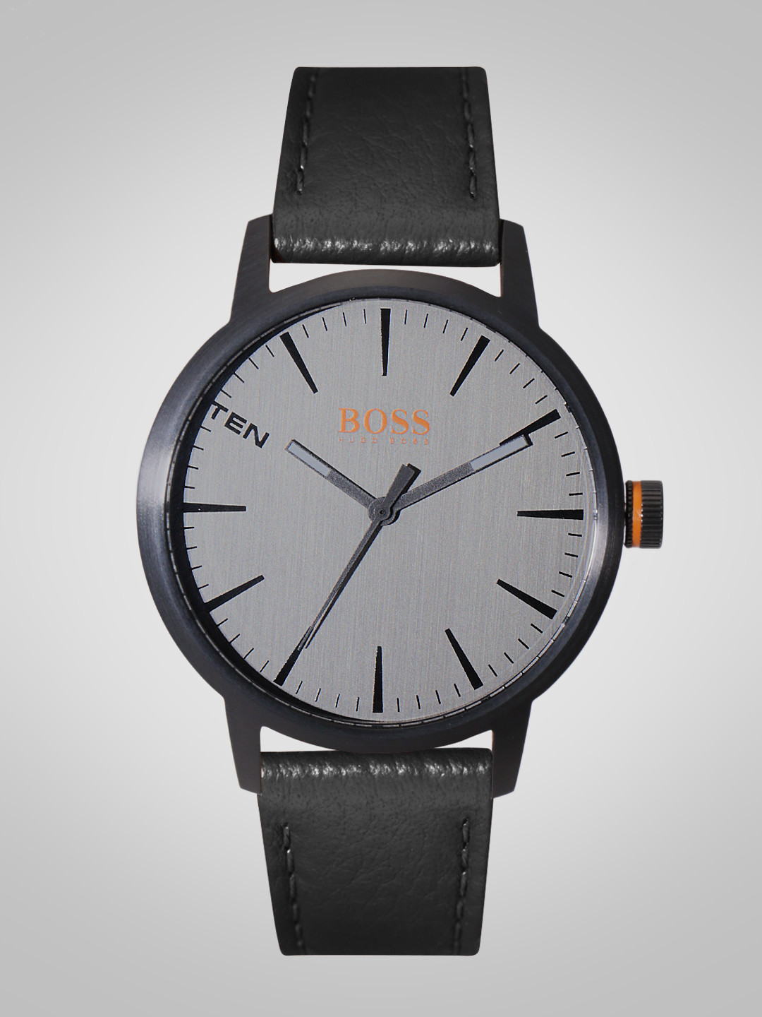 Buy Hugo Boss Men Charcoal Grey Analogue Watch 1513317 - Watches for ...