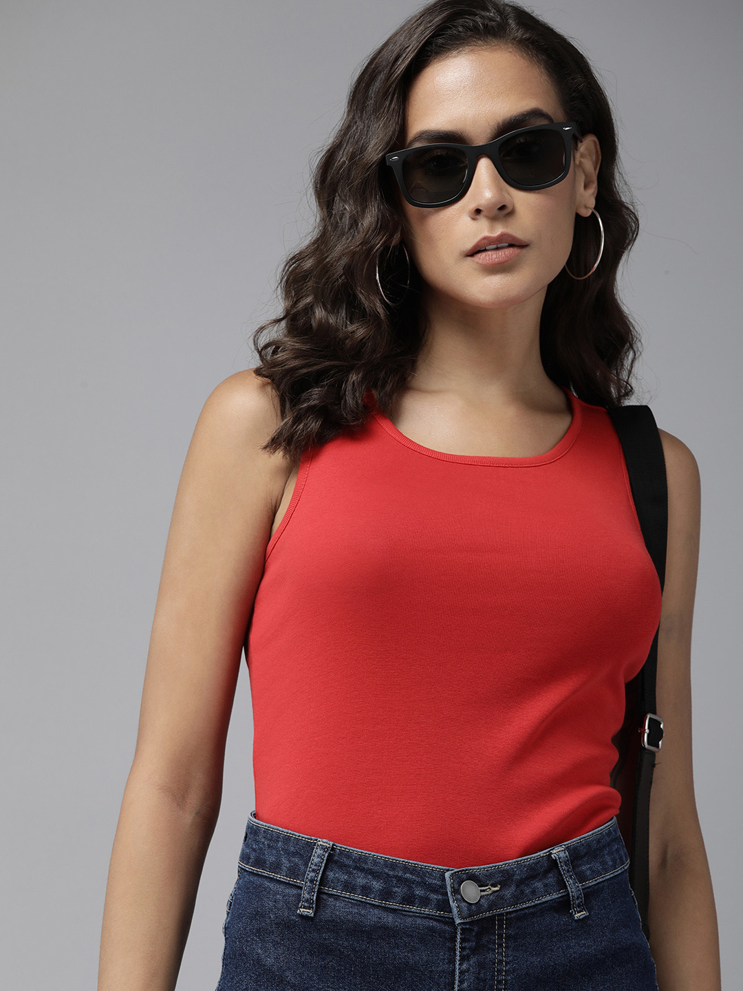 Buy Roadster Women Solid Tank Top - Tops for Women 24295544 | Myntra