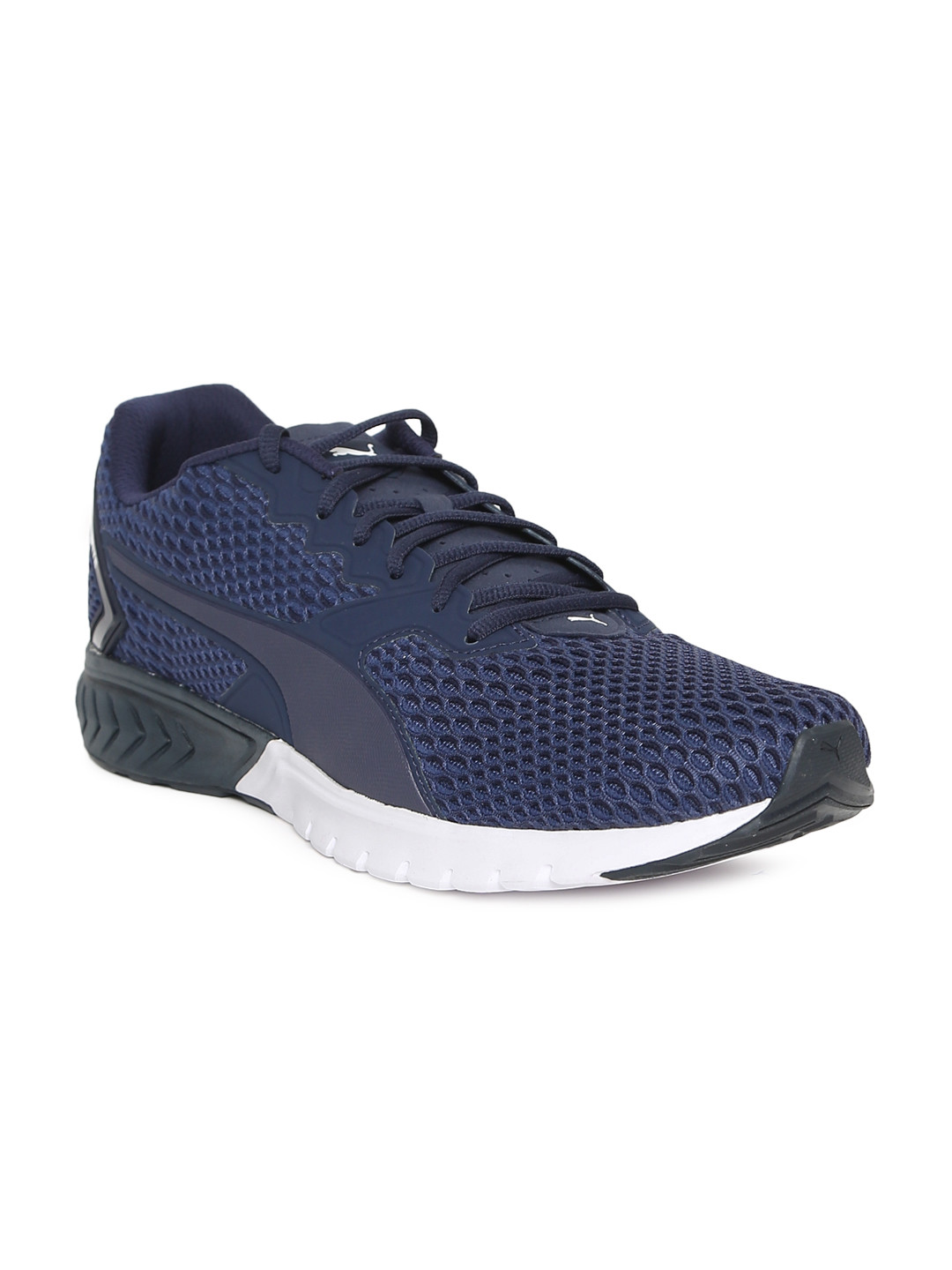 Buy Puma Men Navy Blue IGNITE Dual New Core Running Shoes - Sports ...