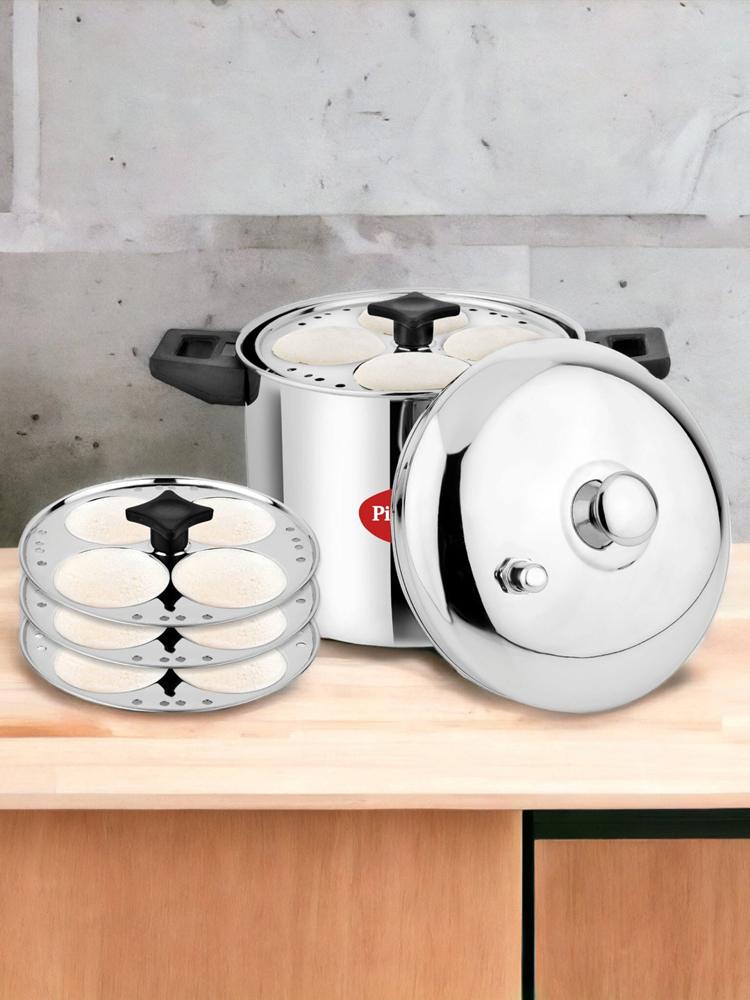 Buy Pigeon Stainless Steel Induction Based Idli Cooker - Idli Maker for ...