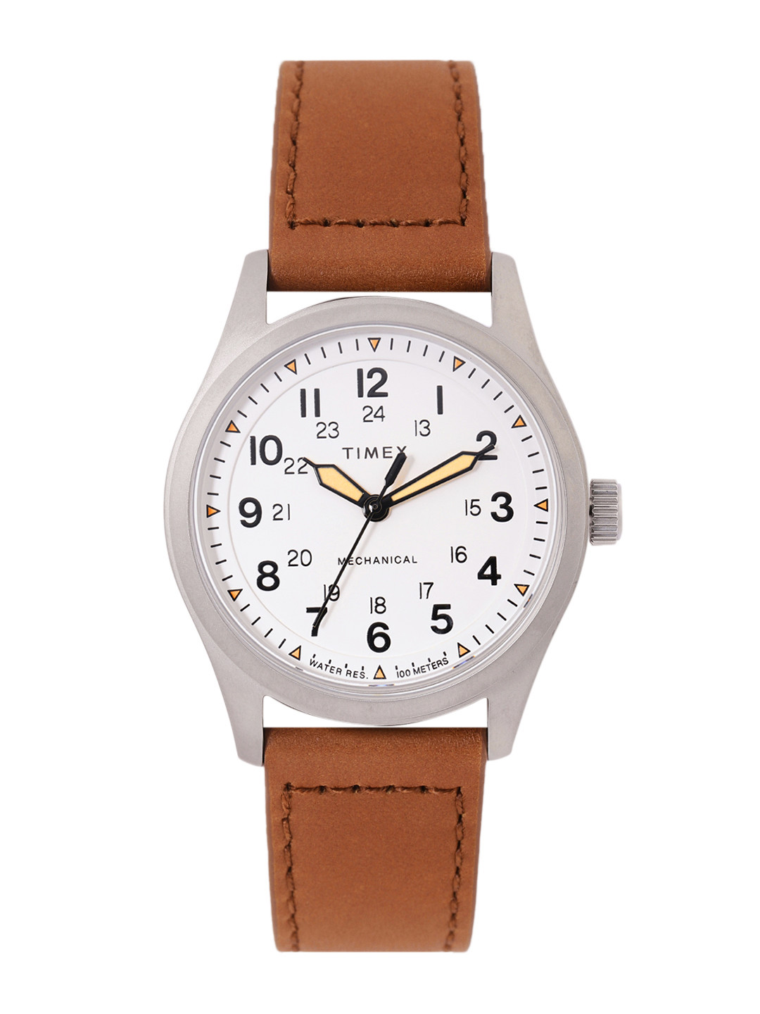 Buy Timex Men Expedition North Field Post Mechanical Leather Analogue ...