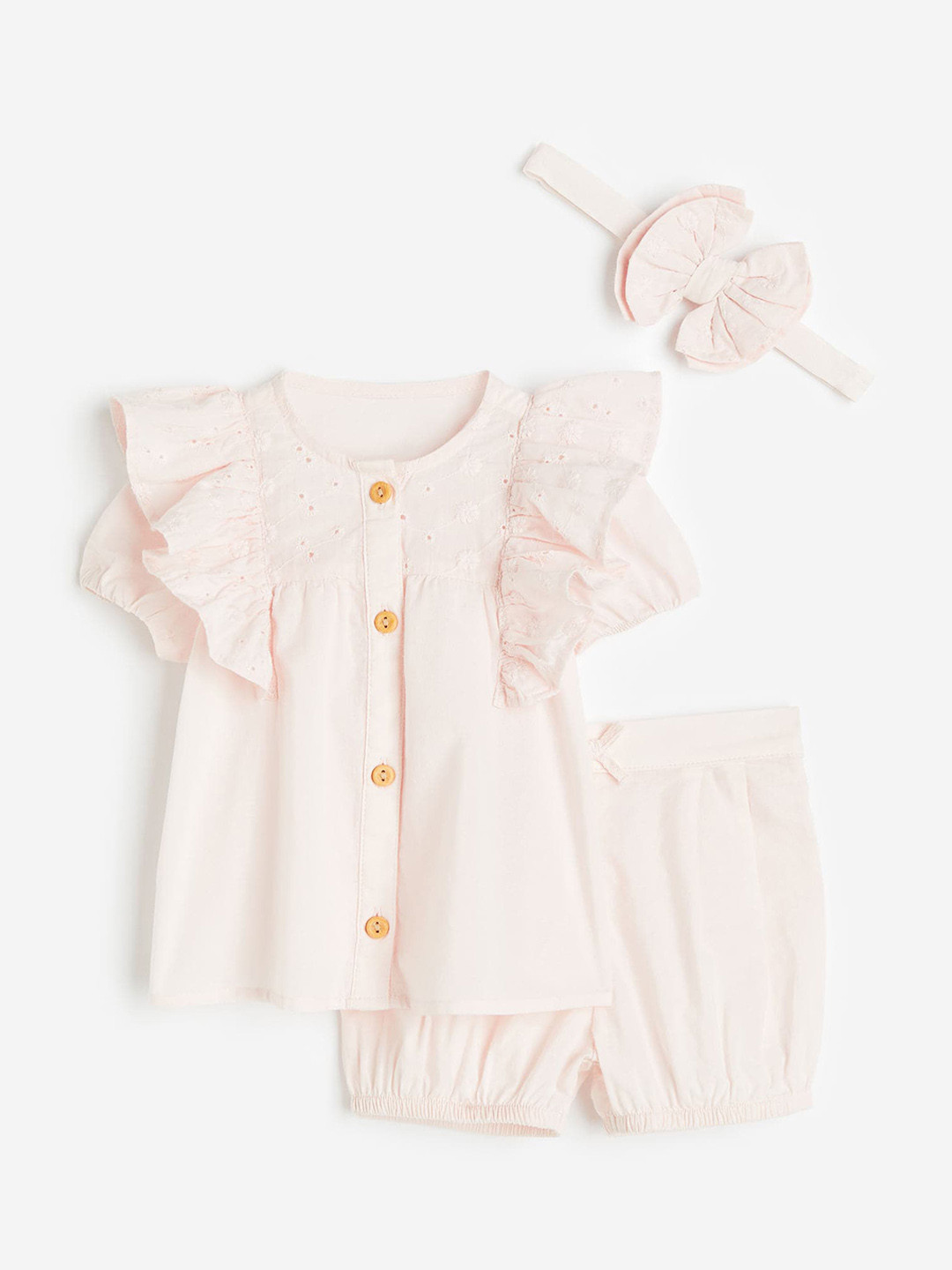 Buy H&M Girls Pure Cotton 3 Piece Set - Clothing Set for Girls 24317866 ...