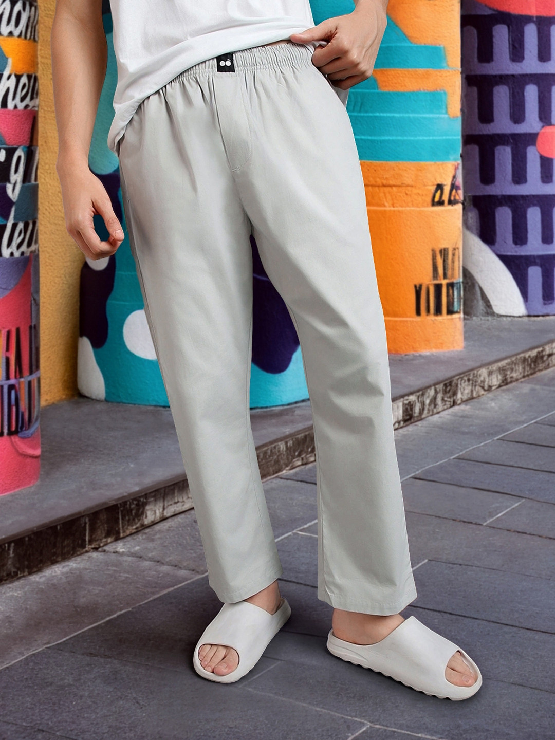 Buy Bewakoof Men Grey Pyjamas - Lounge Pants for Men 24320766 | Myntra