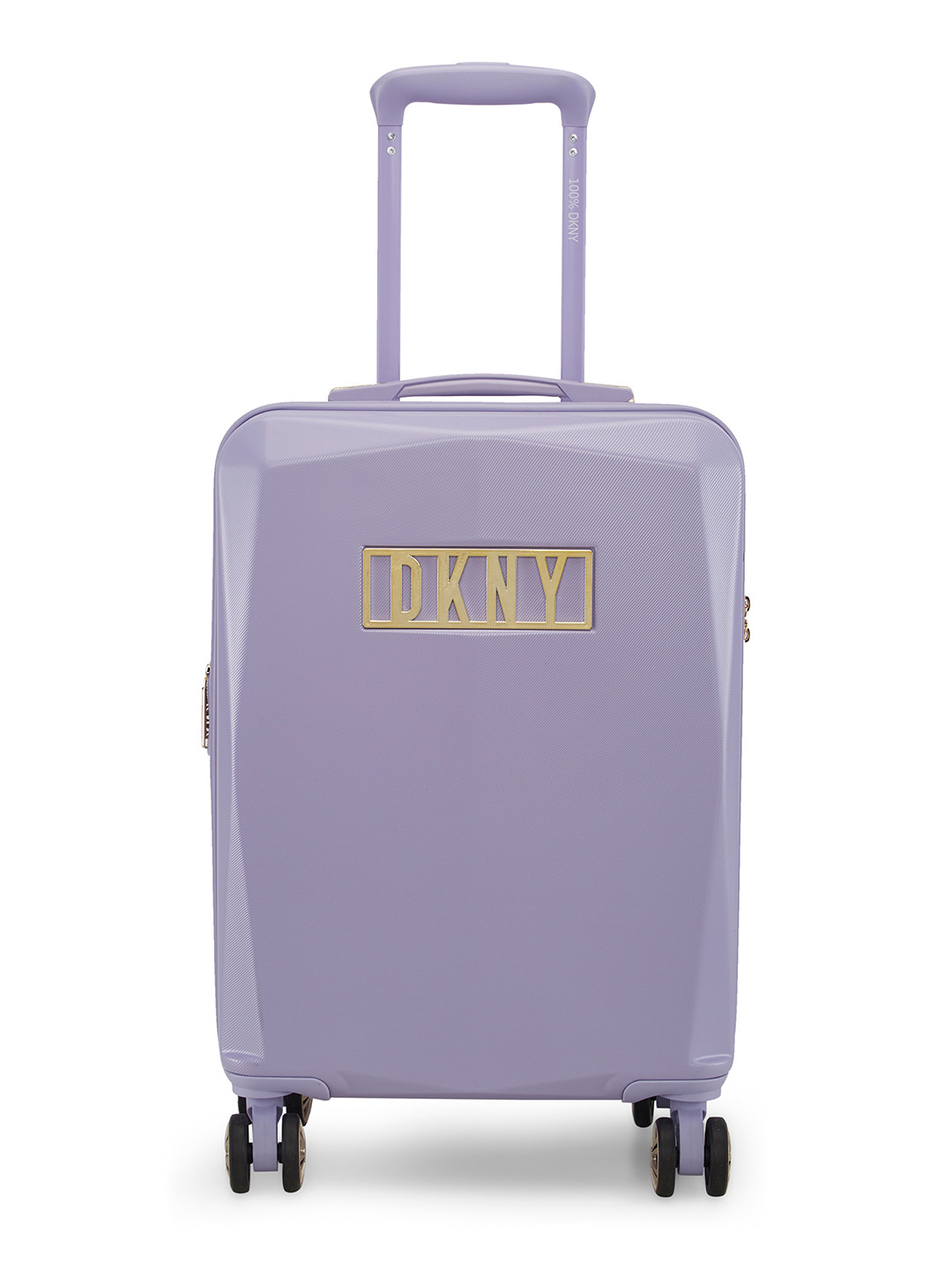 Buy DKNY What A Gem Purple Lace Hard Case 20 Inch Cabin Trolley Bag ...